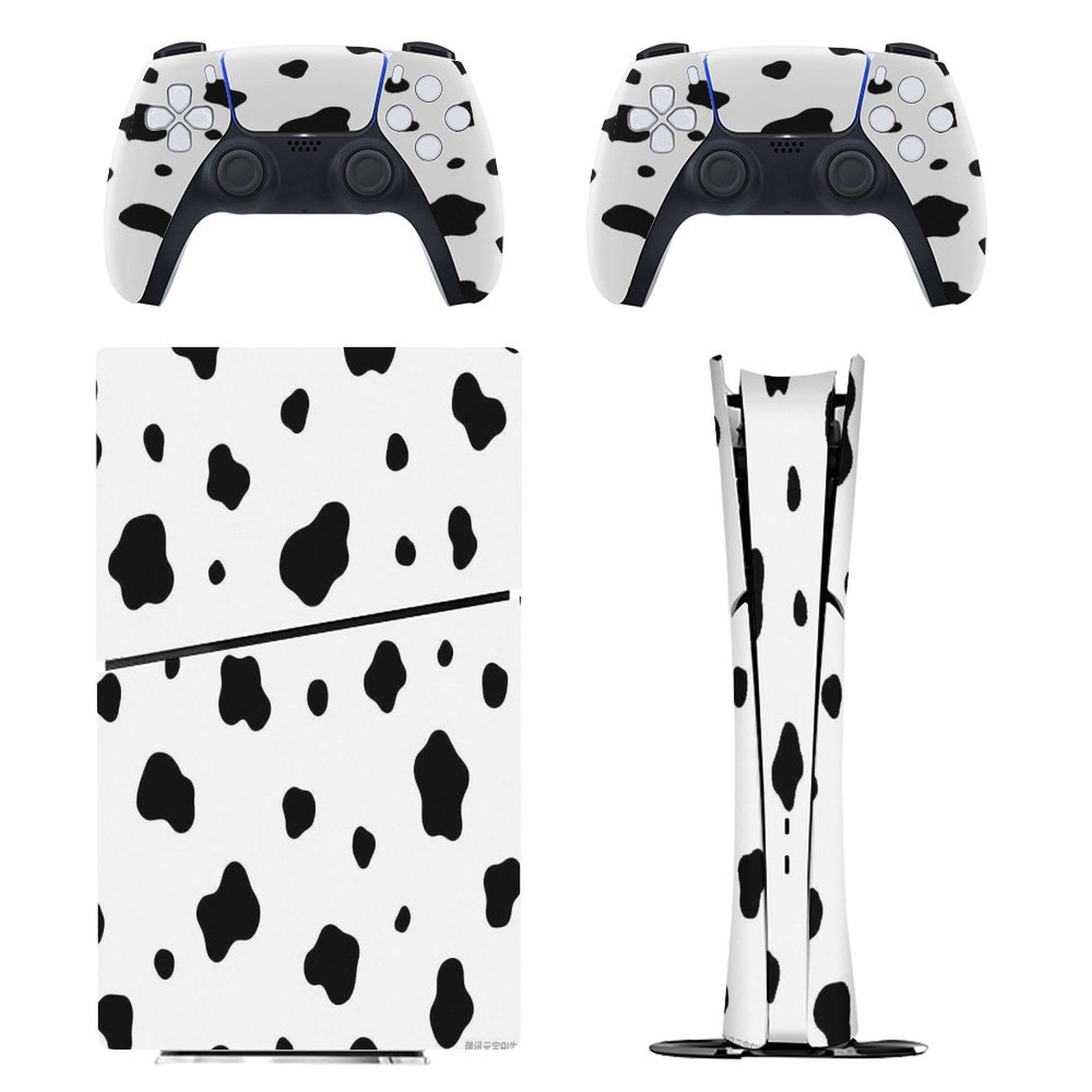 Dotty Dog Print PS5/PS5 Slim Digital Disc Skin Sticker For Console And ...