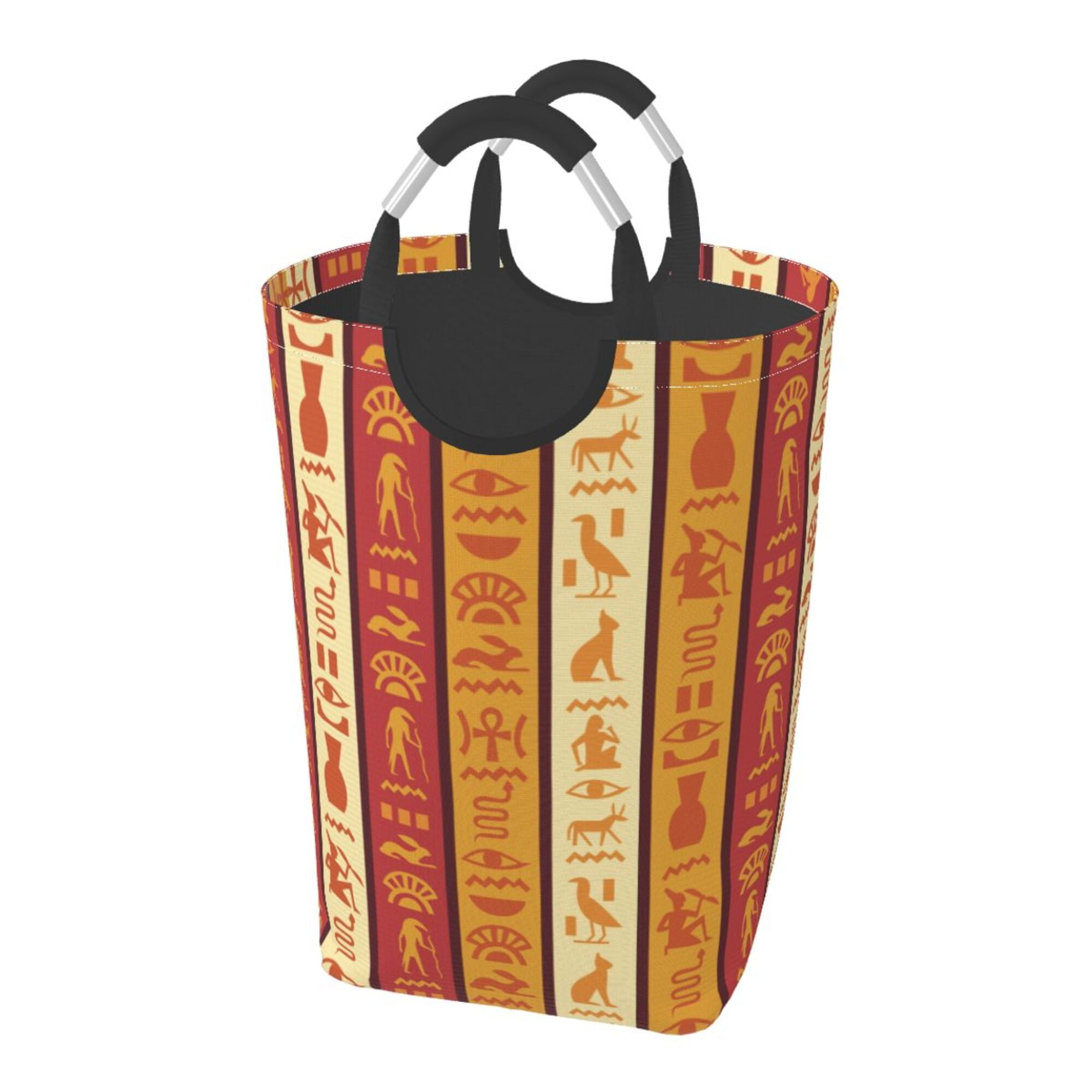 DouZhe 50L Rectangular Laundry Basket, Ancient Egypt Hieroglyphic ...