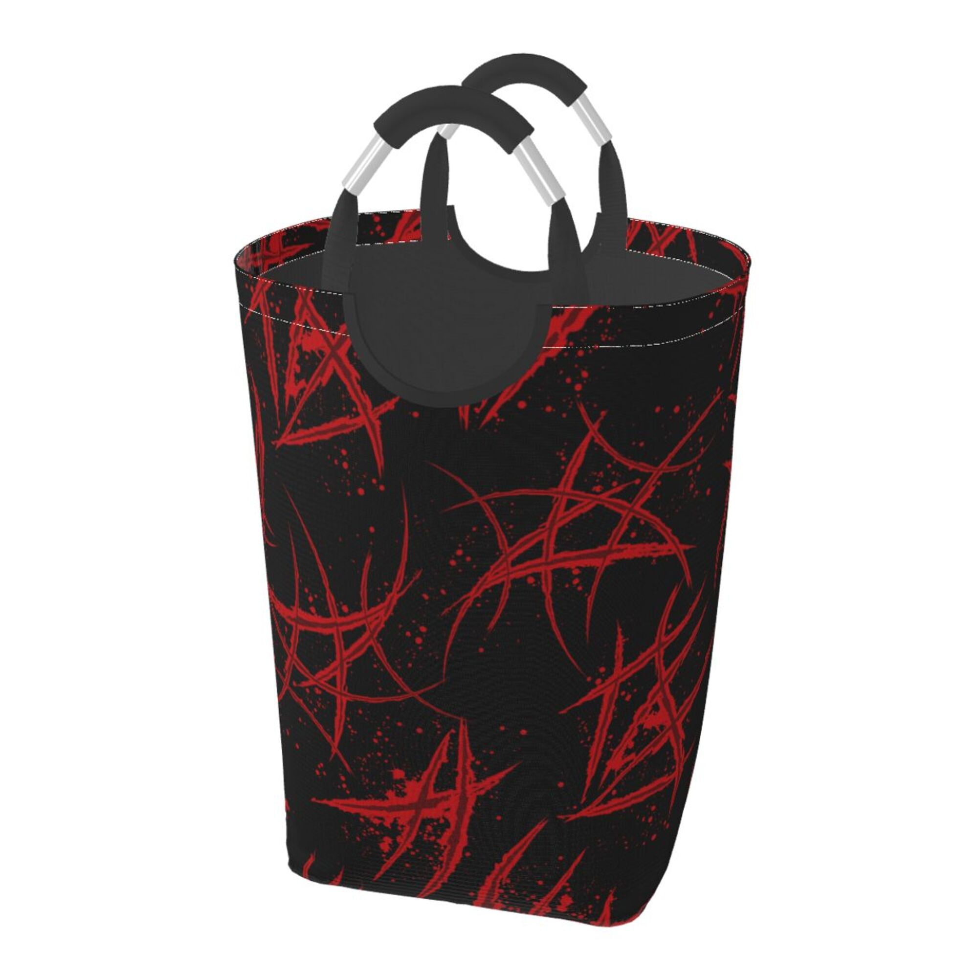 DouZhe 50L Rectangular Laundry Basket, Red Claw Blood Marks Prints ...