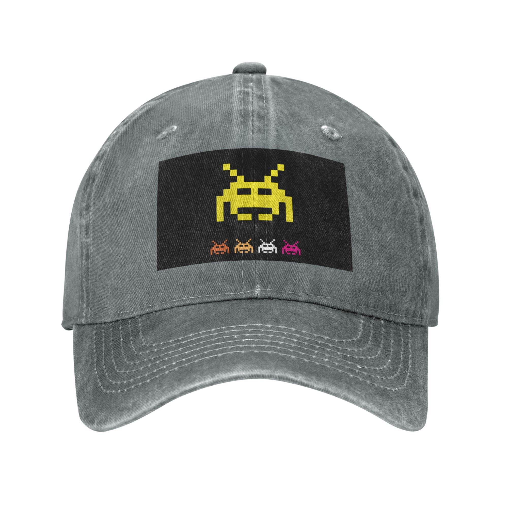 DouZhe Adjustable Washed Cotton Baseball Cap - Alien UFO Space Game ...