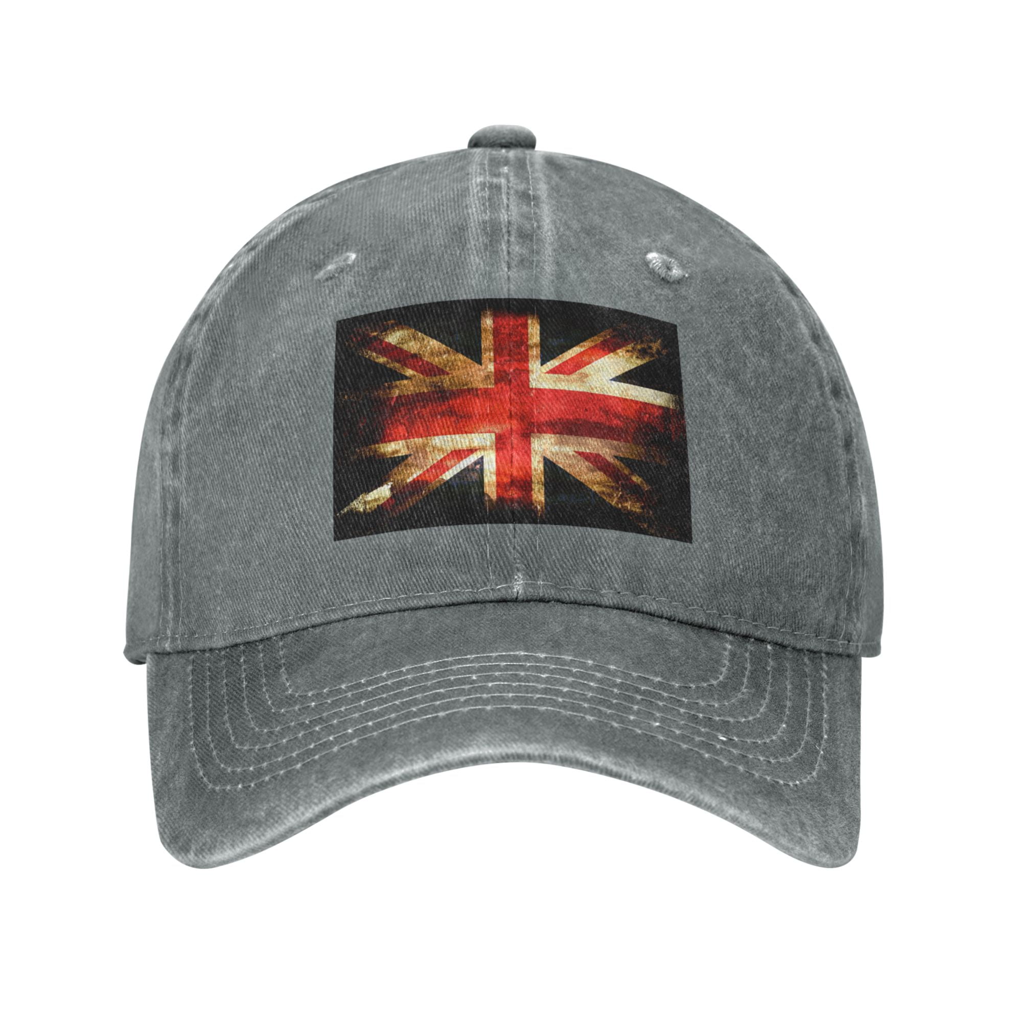 DouZhe Adjustable Washed Cotton Baseball Cap - Banner England Flag ...