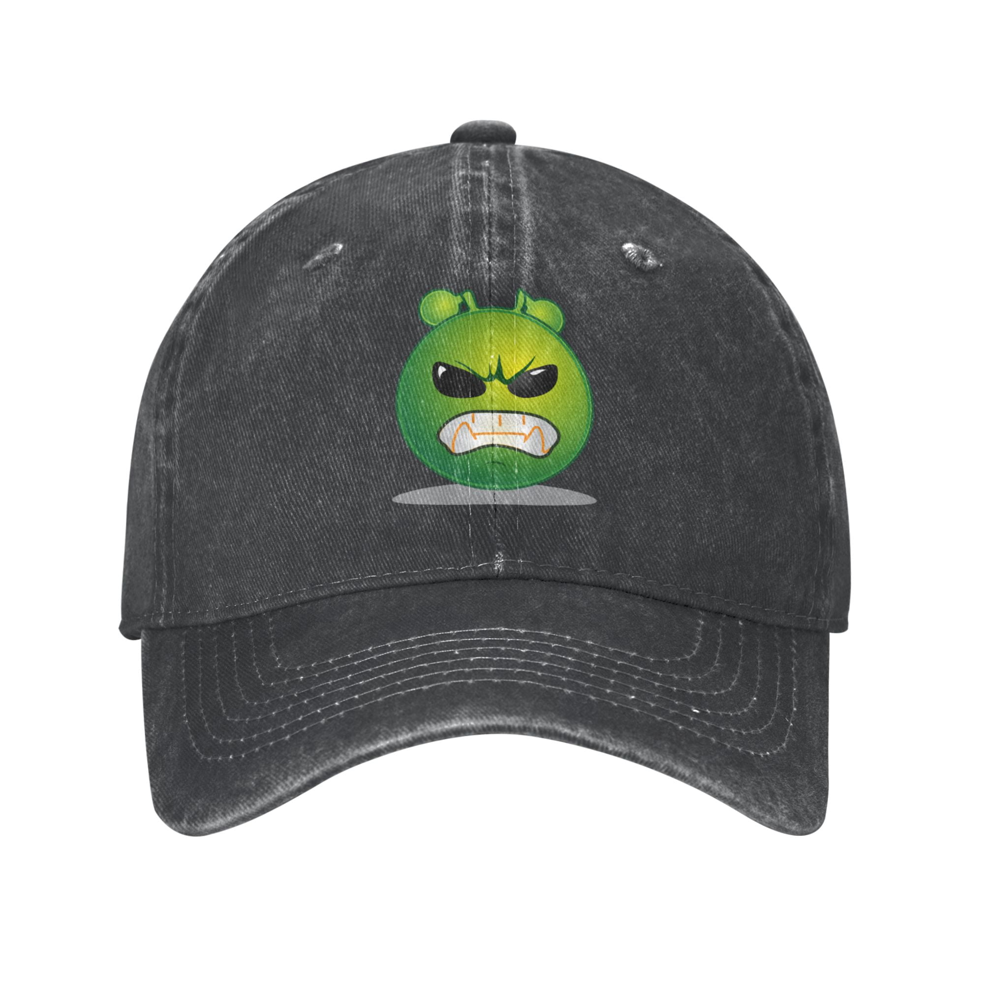 DouZhe Adjustable Washed Cotton Baseball Cap - Cartoon Angry Alien ...