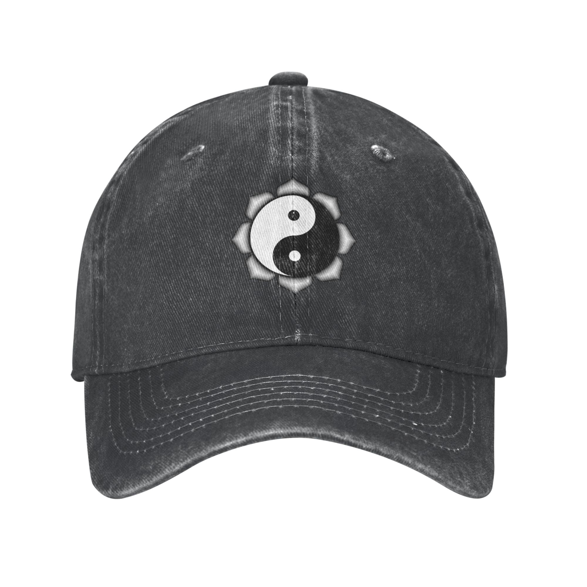 DouZhe Adjustable Washed Cotton Baseball Cap - Eastern Yin Yang Zen ...