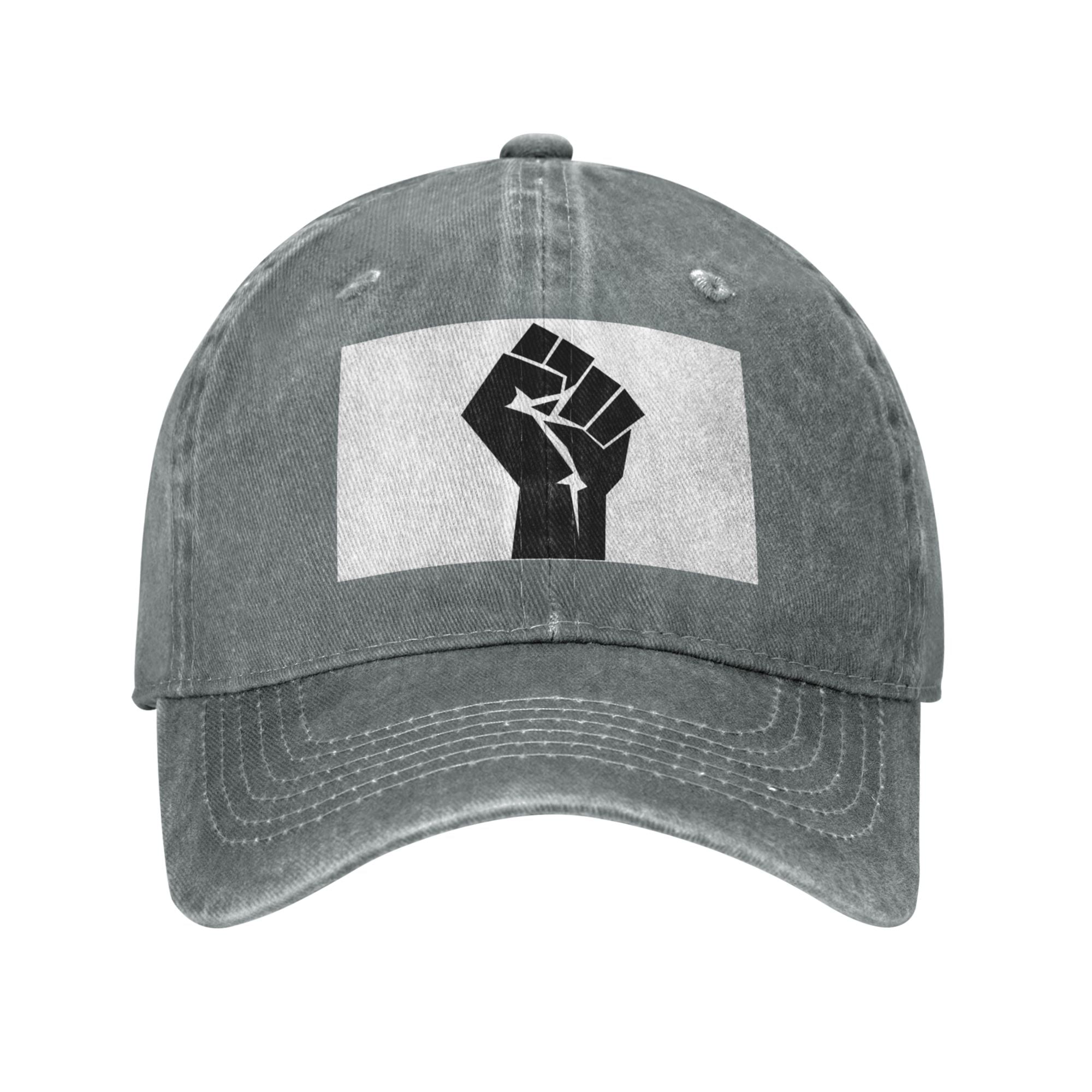 DouZhe Adjustable Washed Cotton Baseball Cap - Fight Fist Hand Finger ...