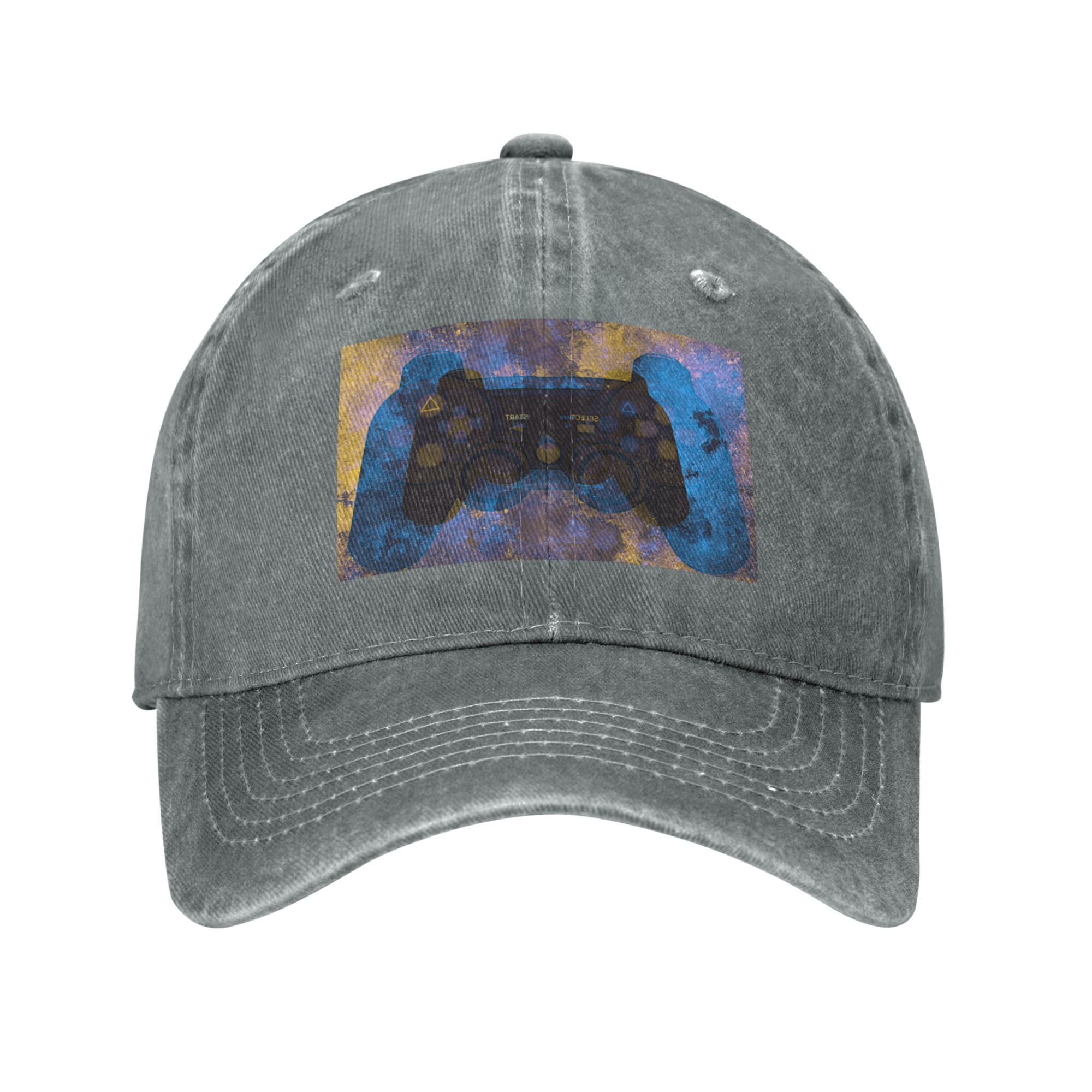 DouZhe Adjustable Washed Cotton Baseball Cap - Game Controller Gaming ...