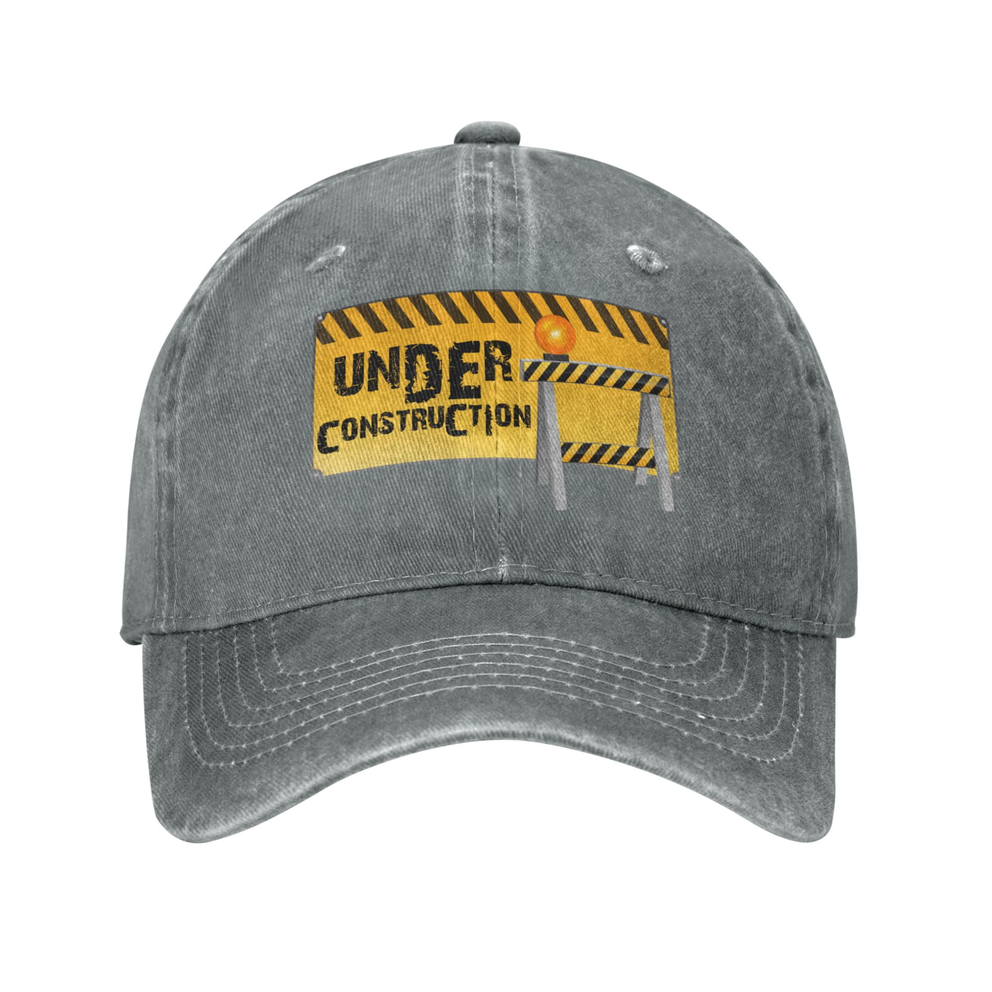 DouZhe Adjustable Washed Cotton Baseball Cap - Maintenance Logo Prints ...