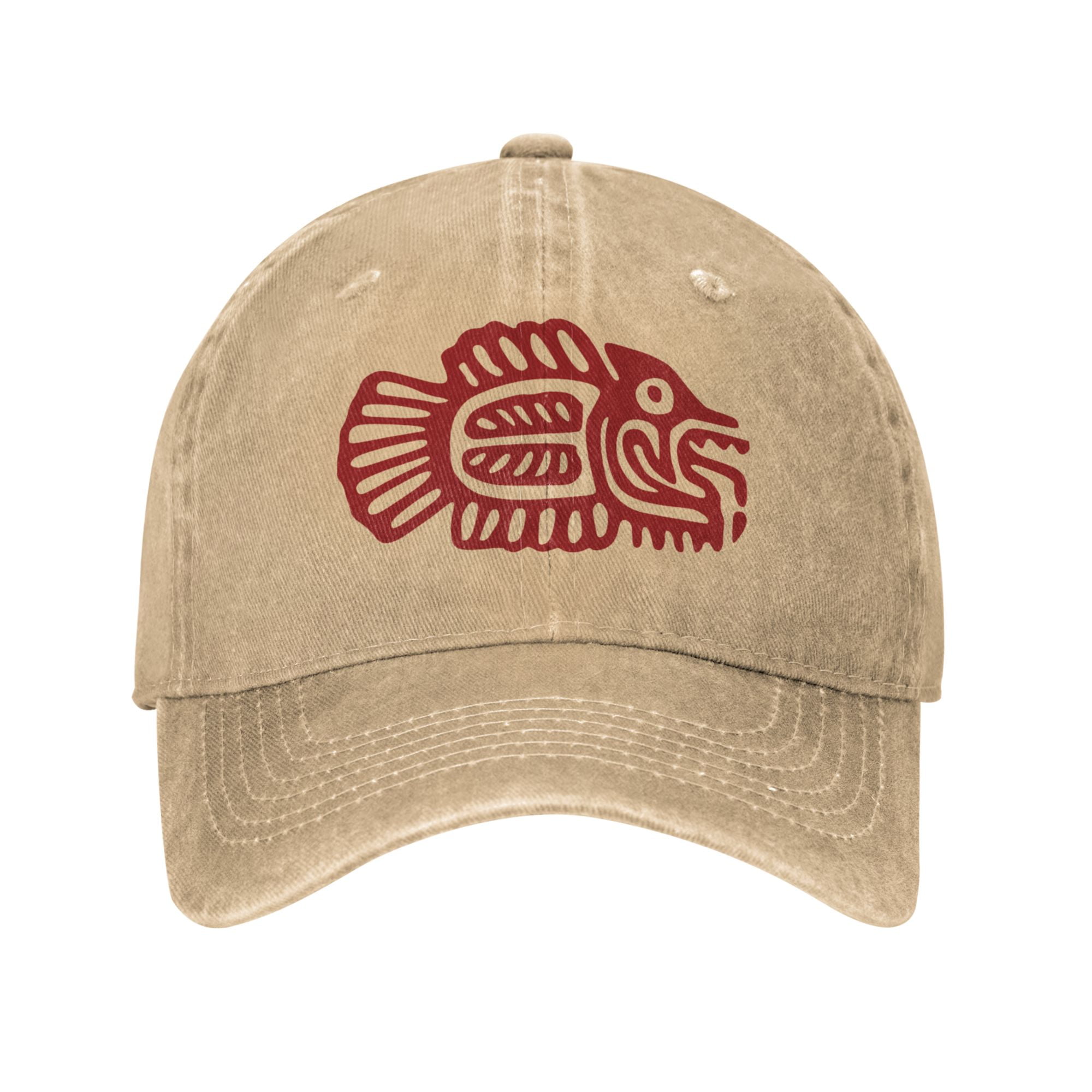 DouZhe Adjustable Washed Cotton Baseball Cap - Mexican Aztec Tribal ...