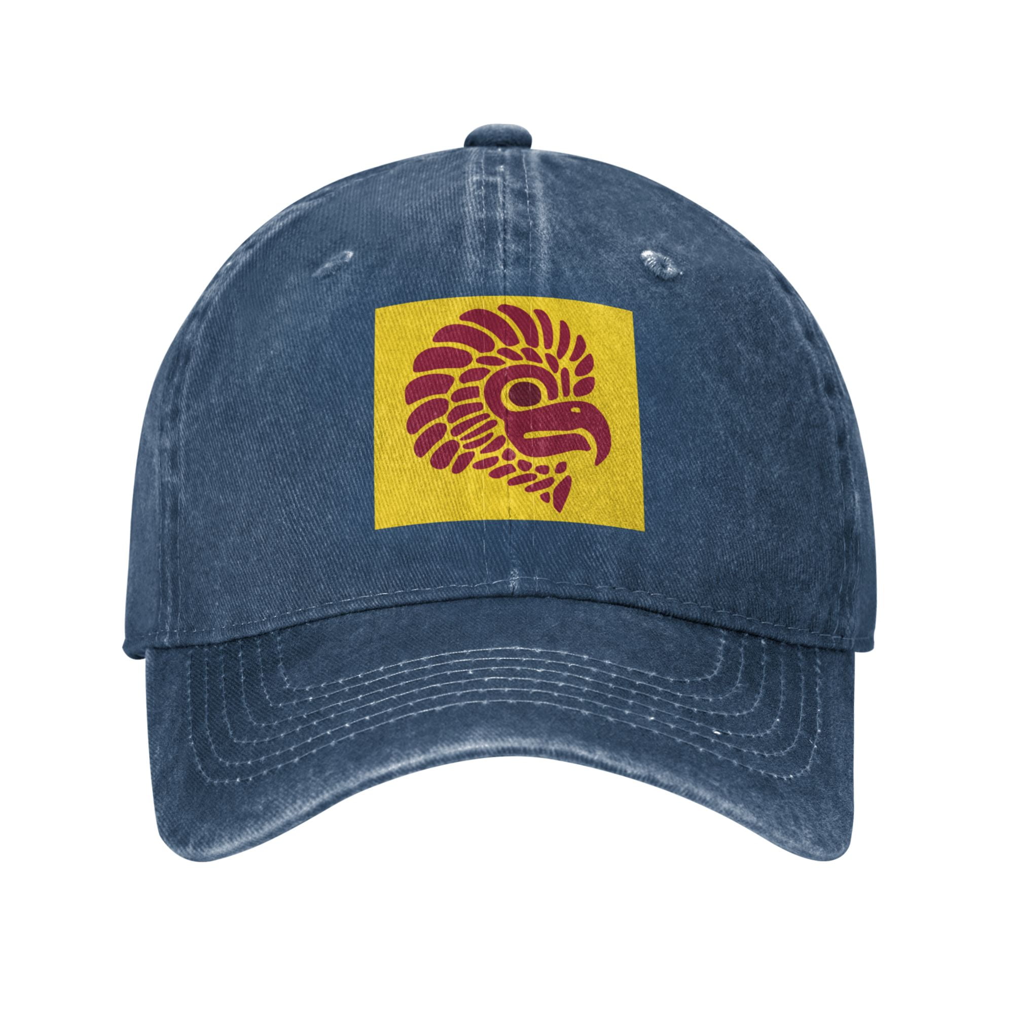 DouZhe Adjustable Washed Cotton Baseball Cap - Mexican Eagle Head ...
