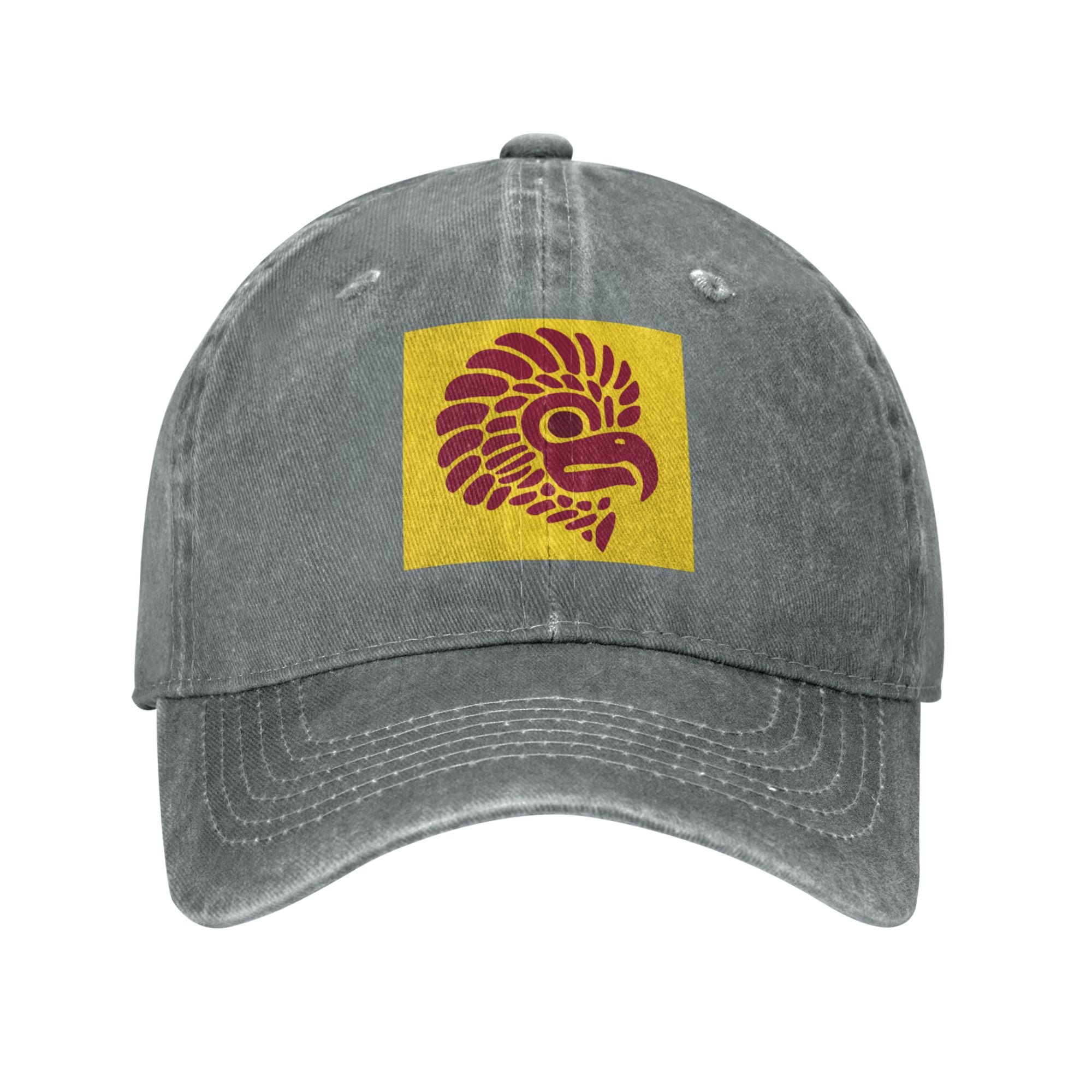 DouZhe Adjustable Washed Cotton Baseball Cap - Mexican Eagle Head ...