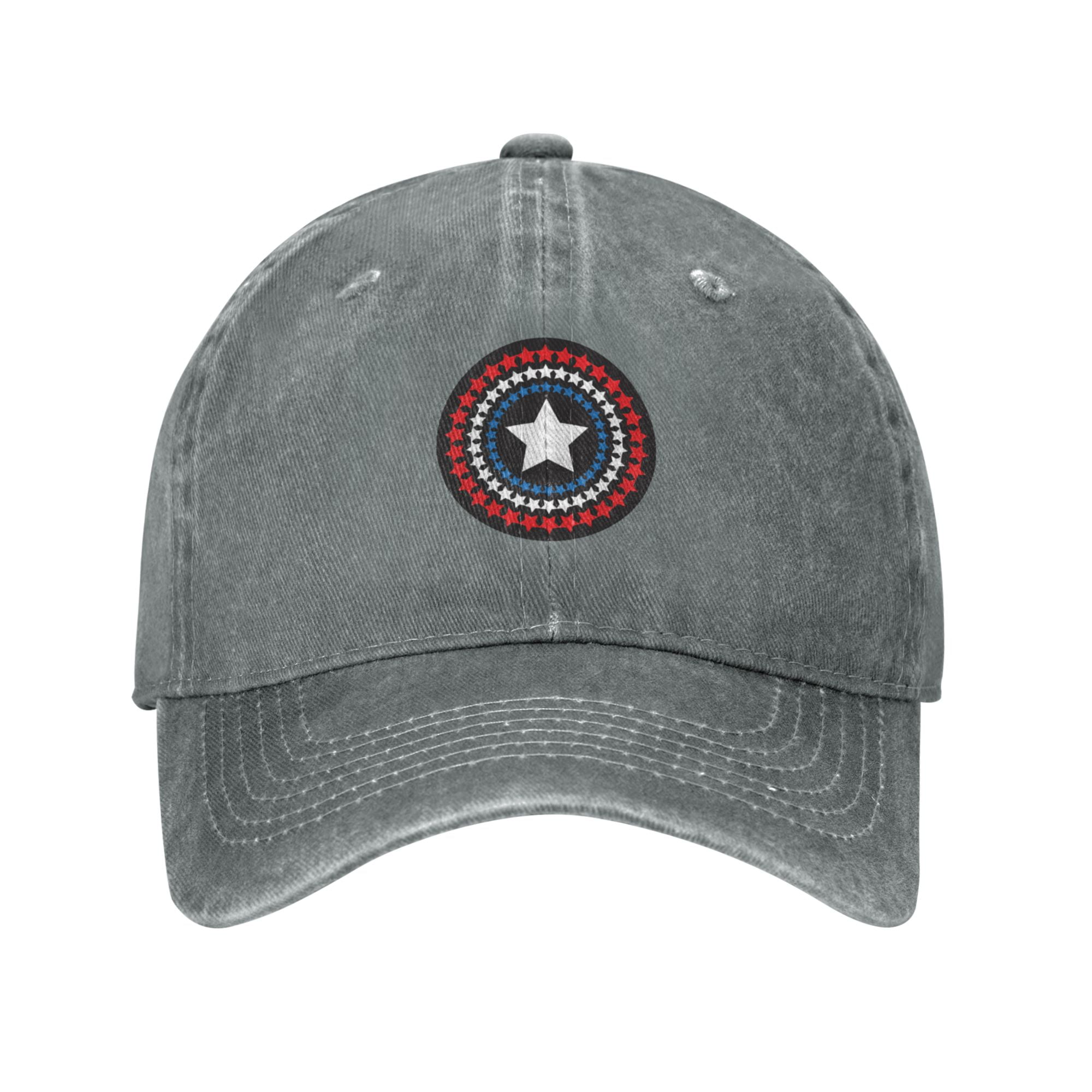 DouZhe Adjustable Washed Cotton Baseball Cap - Patriotic Circle of ...