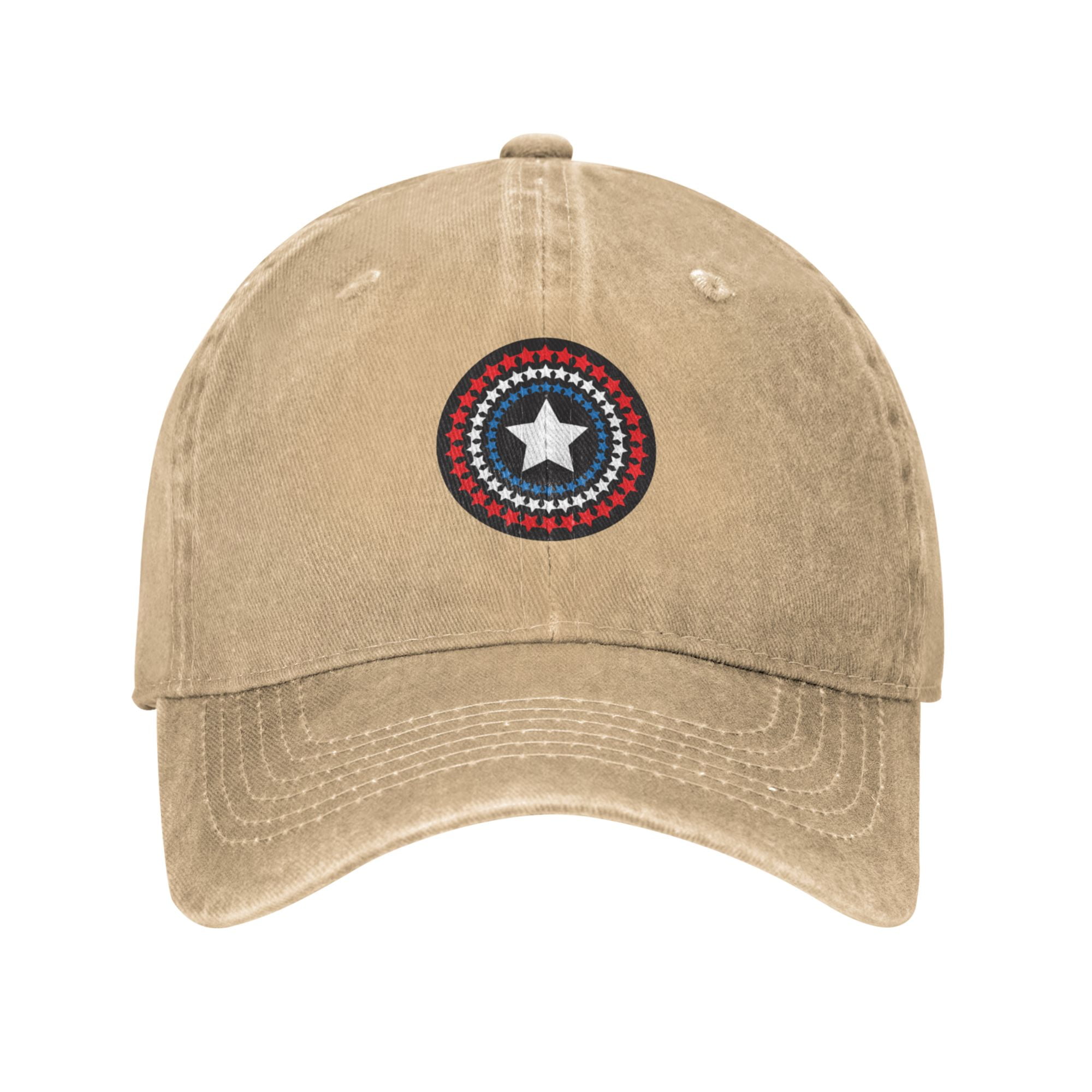 DouZhe Adjustable Washed Cotton Baseball Cap - Patriotic Circle of ...