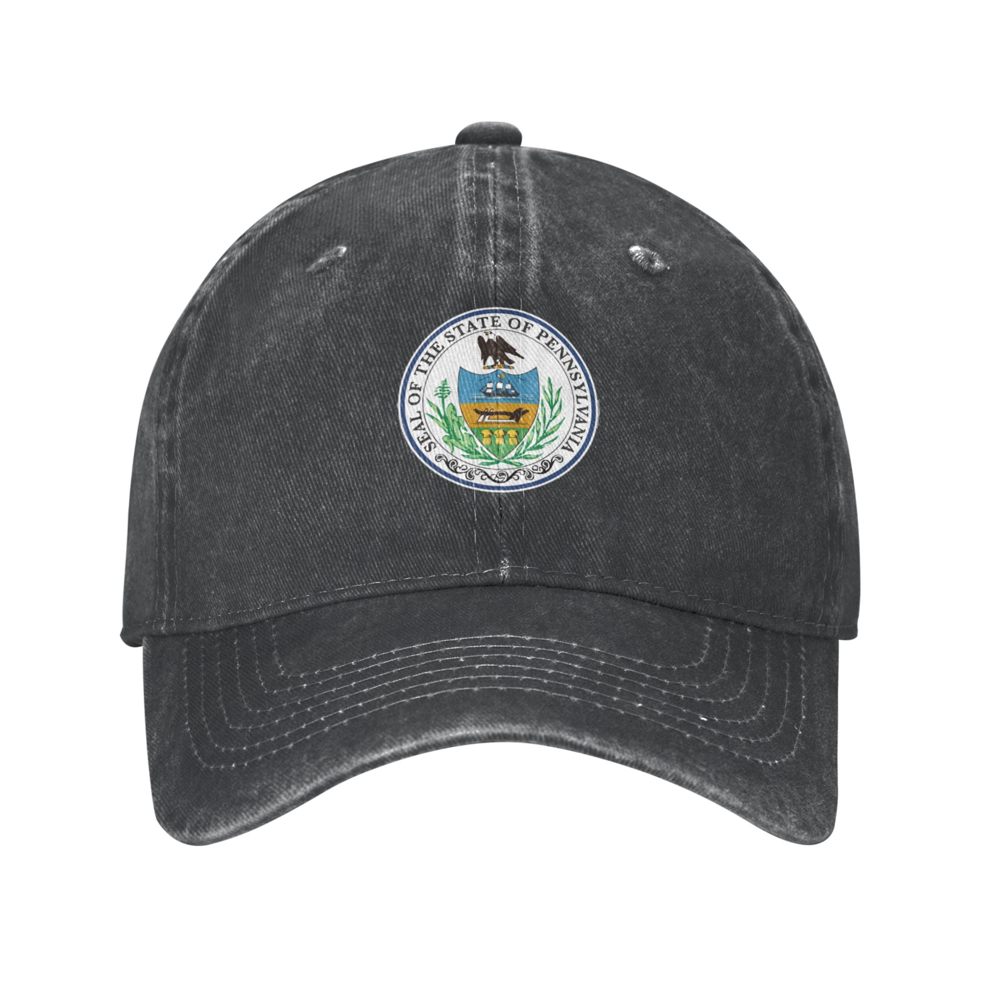 DouZhe Adjustable Washed Cotton Baseball Cap - Pennsylvania State Seal ...