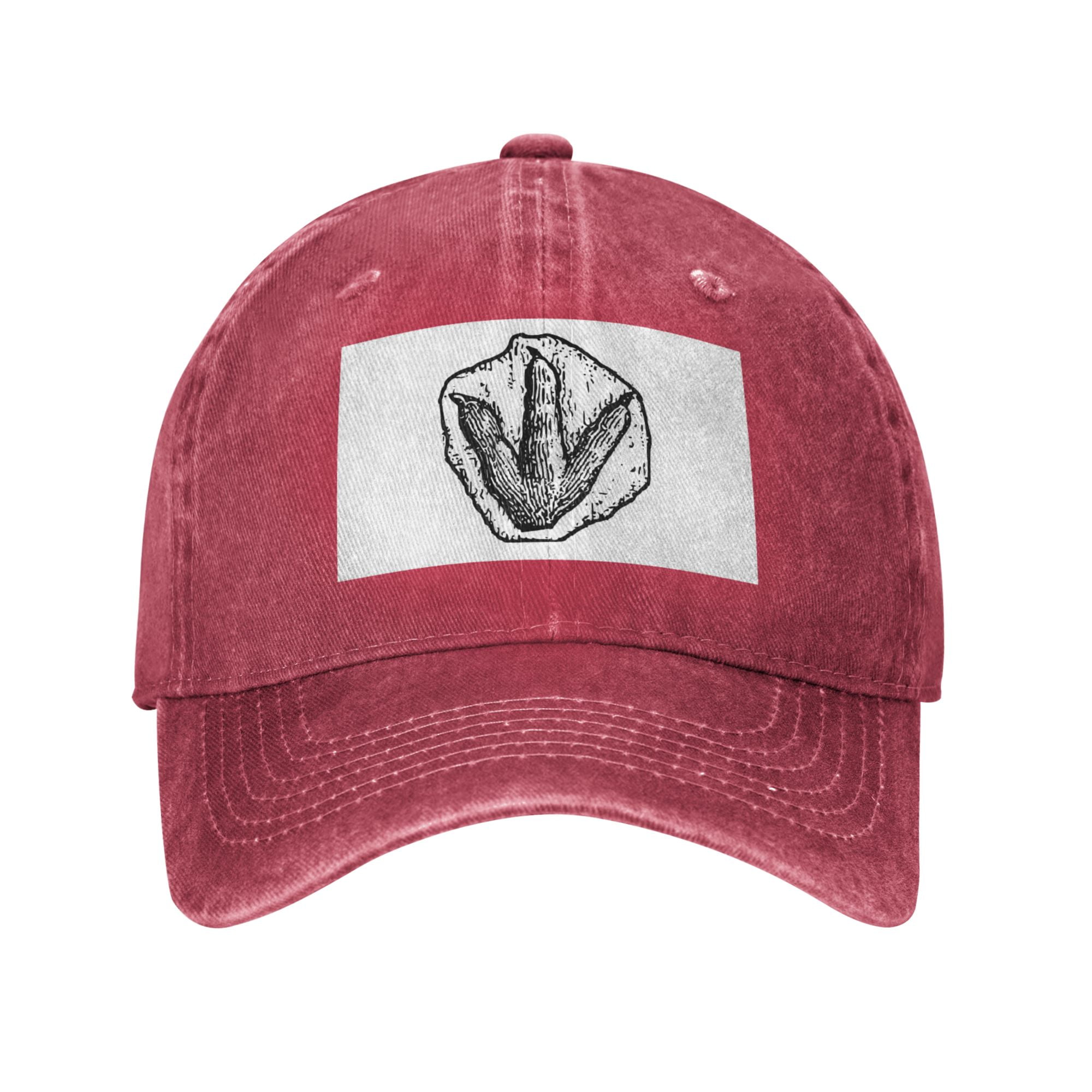 DouZhe Adjustable Washed Cotton Baseball Cap - Prehistoric Petrified ...