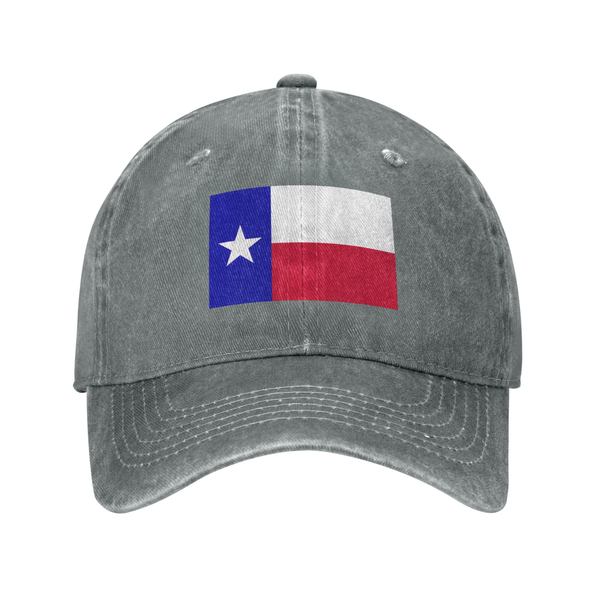 DouZhe Adjustable Washed Cotton Baseball Cap - Texas State Lone Star ...