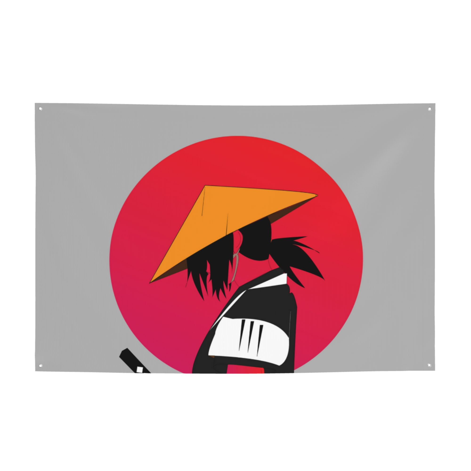 DouZhe Anime Samurai Manga Character Sign Banner, Cartoon Hanging ...