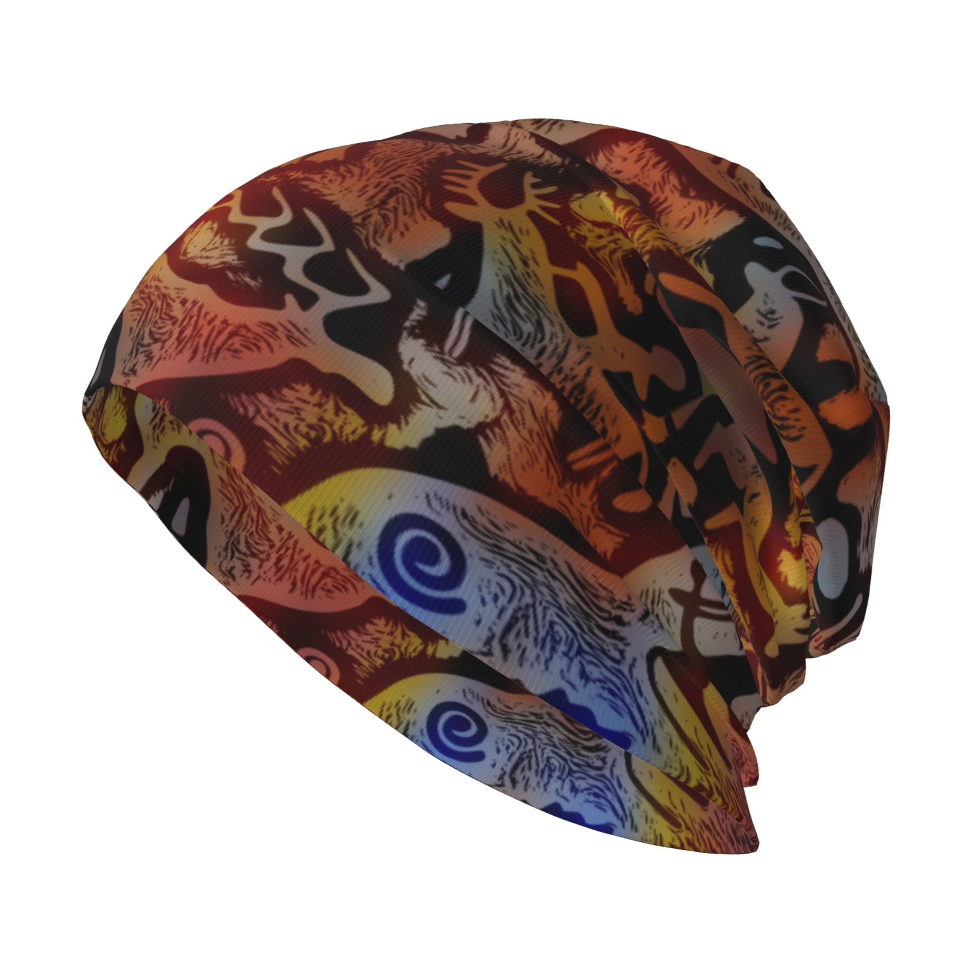 DouZhe Beanie Hats for Men and Women, Ancient Petroglyphs Cave Drawings ...