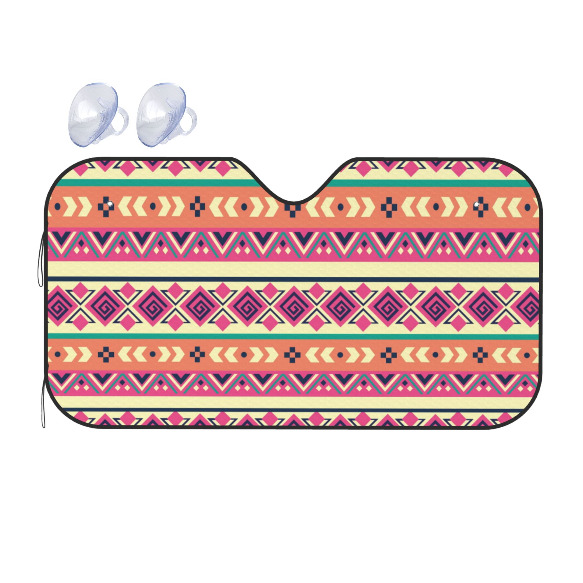DouZhe Car Sunshades for Windshield, Vintage Southwestern Native ...