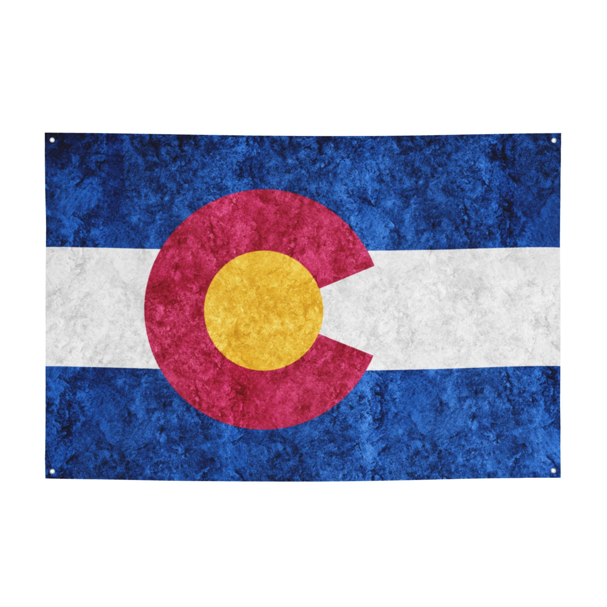 DouZhe Colorado State Flag Patriotic Sign Banner, Hanging Banners ...
