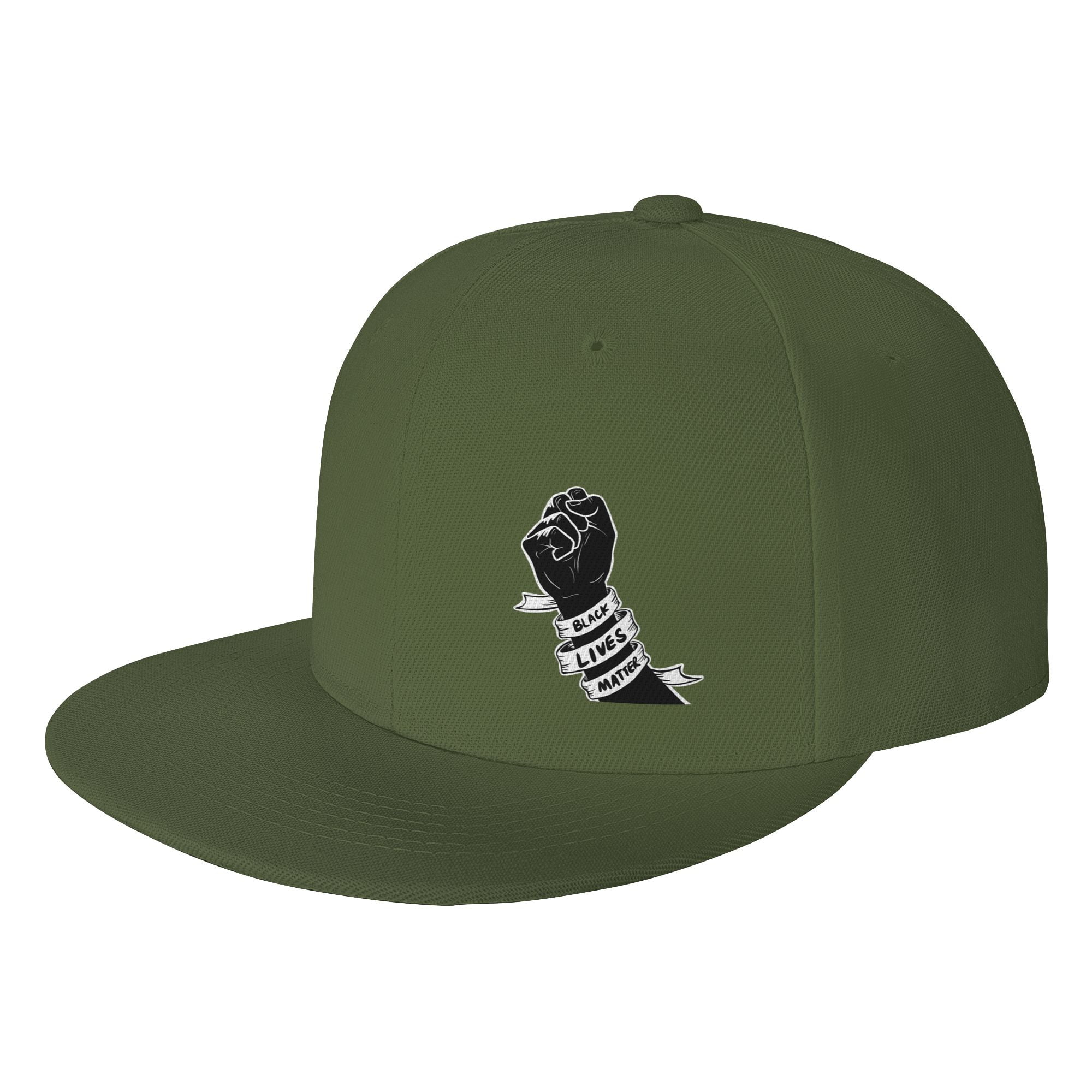 DouZhe Flat Brim Cap Snapback Hat, Black Lives Matter Sign Prints ...