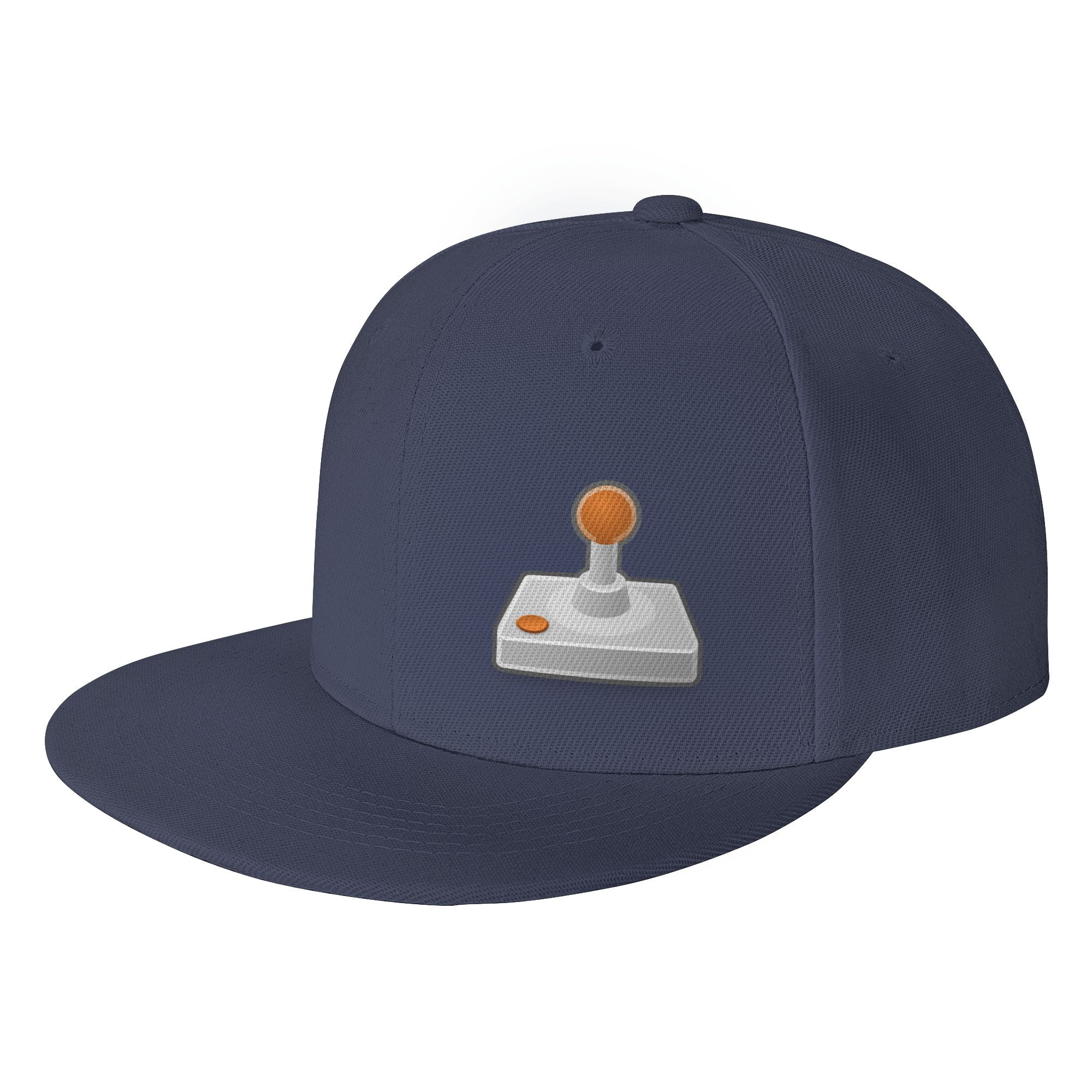 DouZhe Flat Brim Cap Snapback Hat, Game Joystick Controller Prints ...