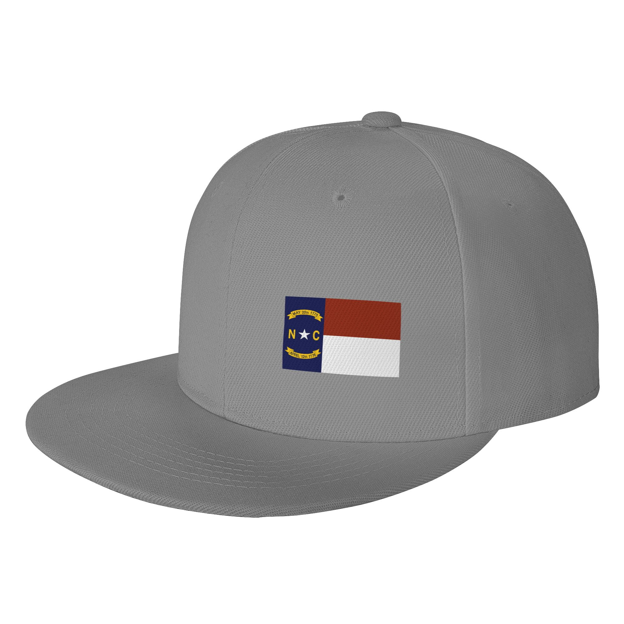 DouZhe Flat Brim Cap Snapback Hat, North Carolina State Flag Prints ...