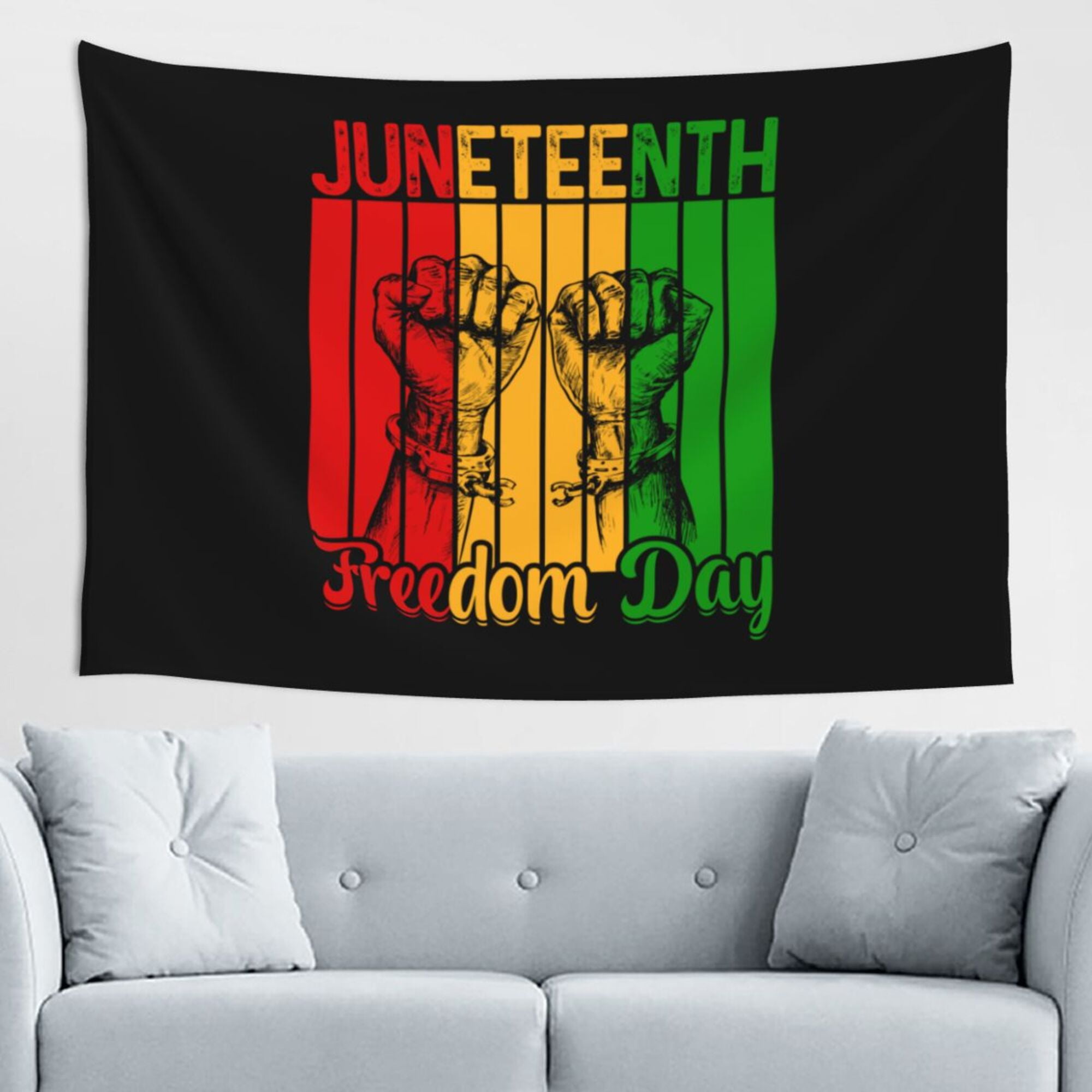 DouZhe Freedom Day Flag Tapestry Wall Hanging Tapestries Dorm Room Home ...