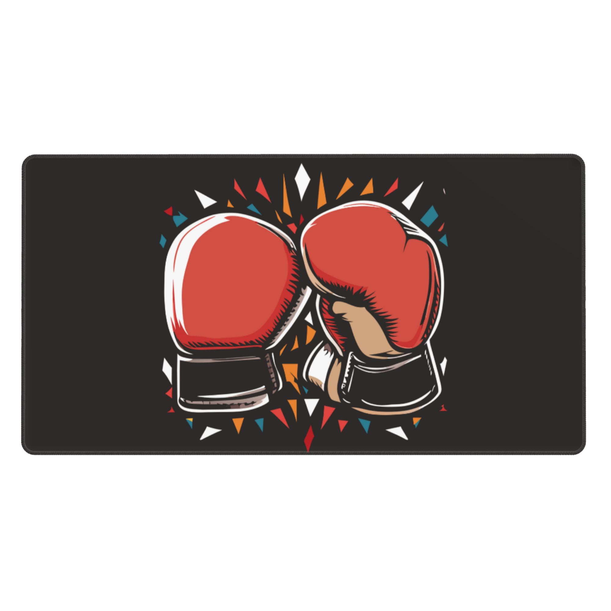 DouZhe Large Mouse Pad, Red Boxing Glove Sport Non-Slip Waterproof ...