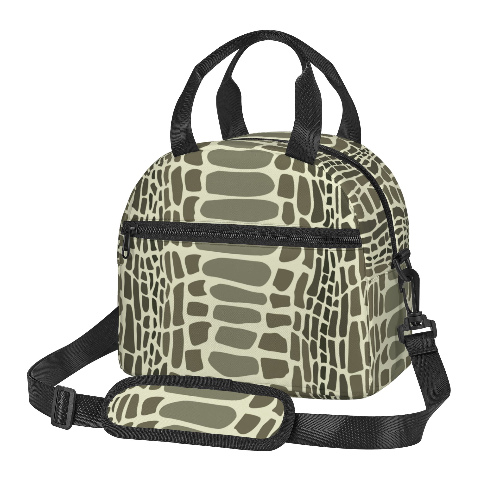 DouZhe Lunch Bags for Women and Men, Cartoon Greens snakes Animal ...