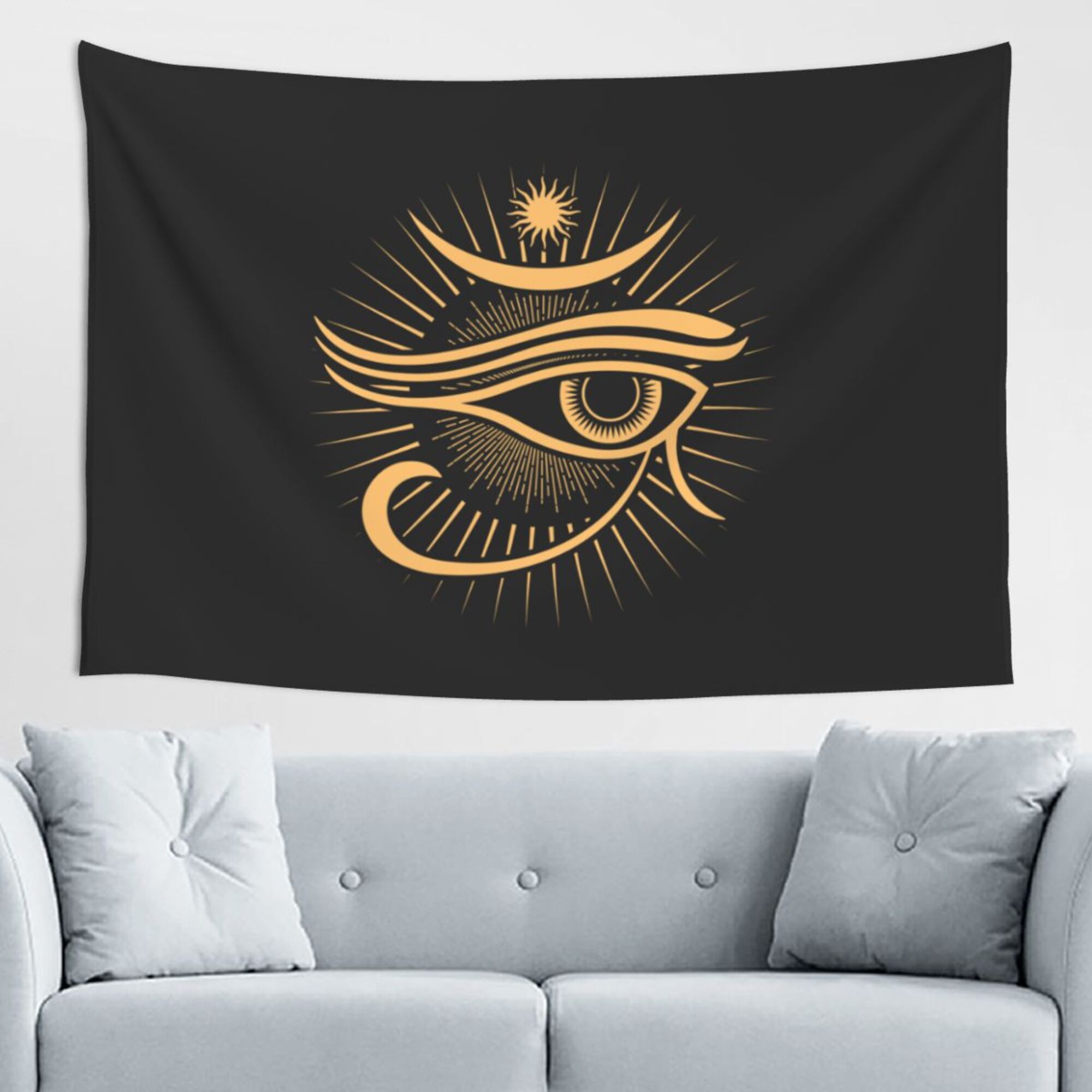 DouZhe Magic Evil Seeing Eye Tapestry Wall Hanging Tapestries Dorm Room ...