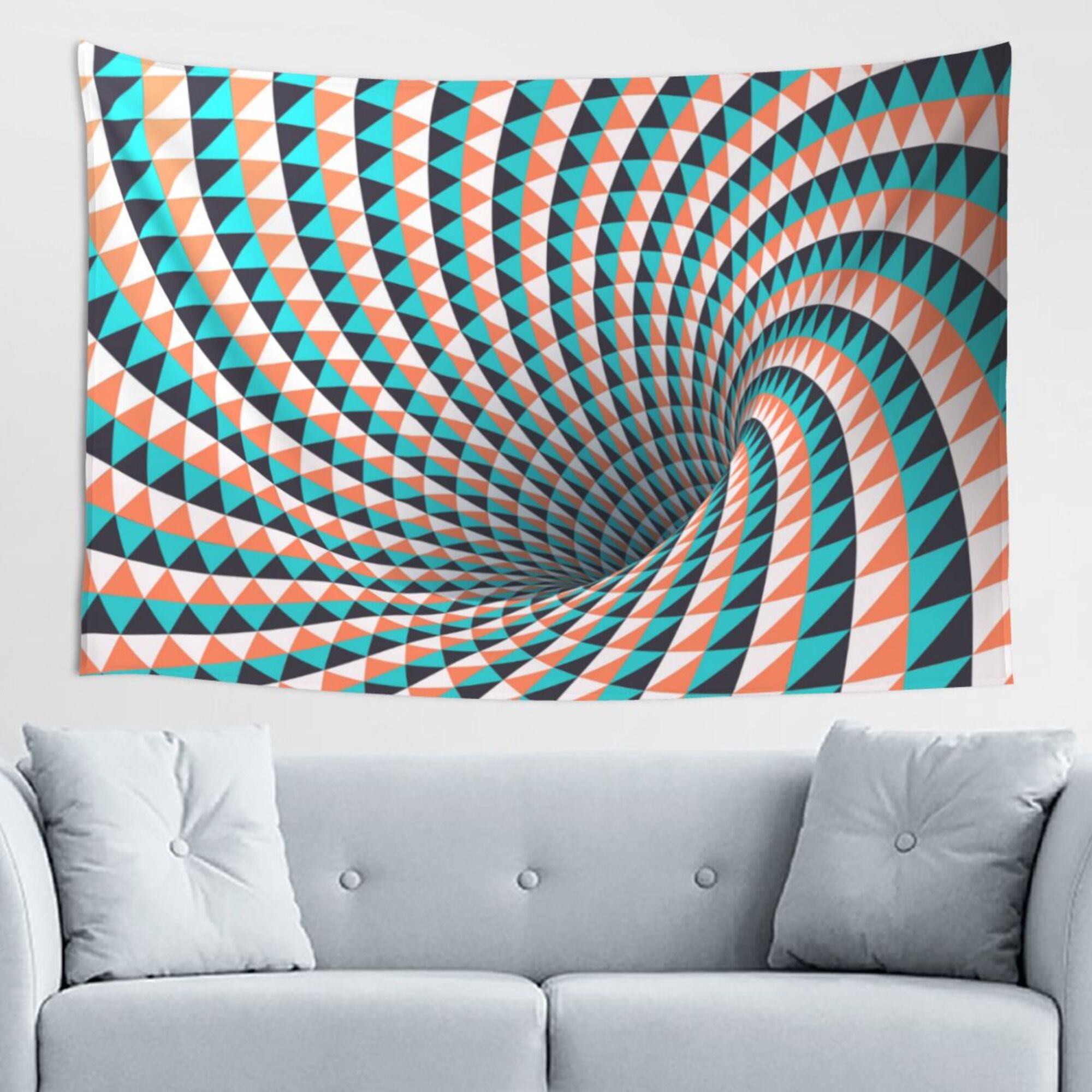 DouZhe Realistic Optical Illusion Tapestry Wall Hanging Tapestries Dorm ...