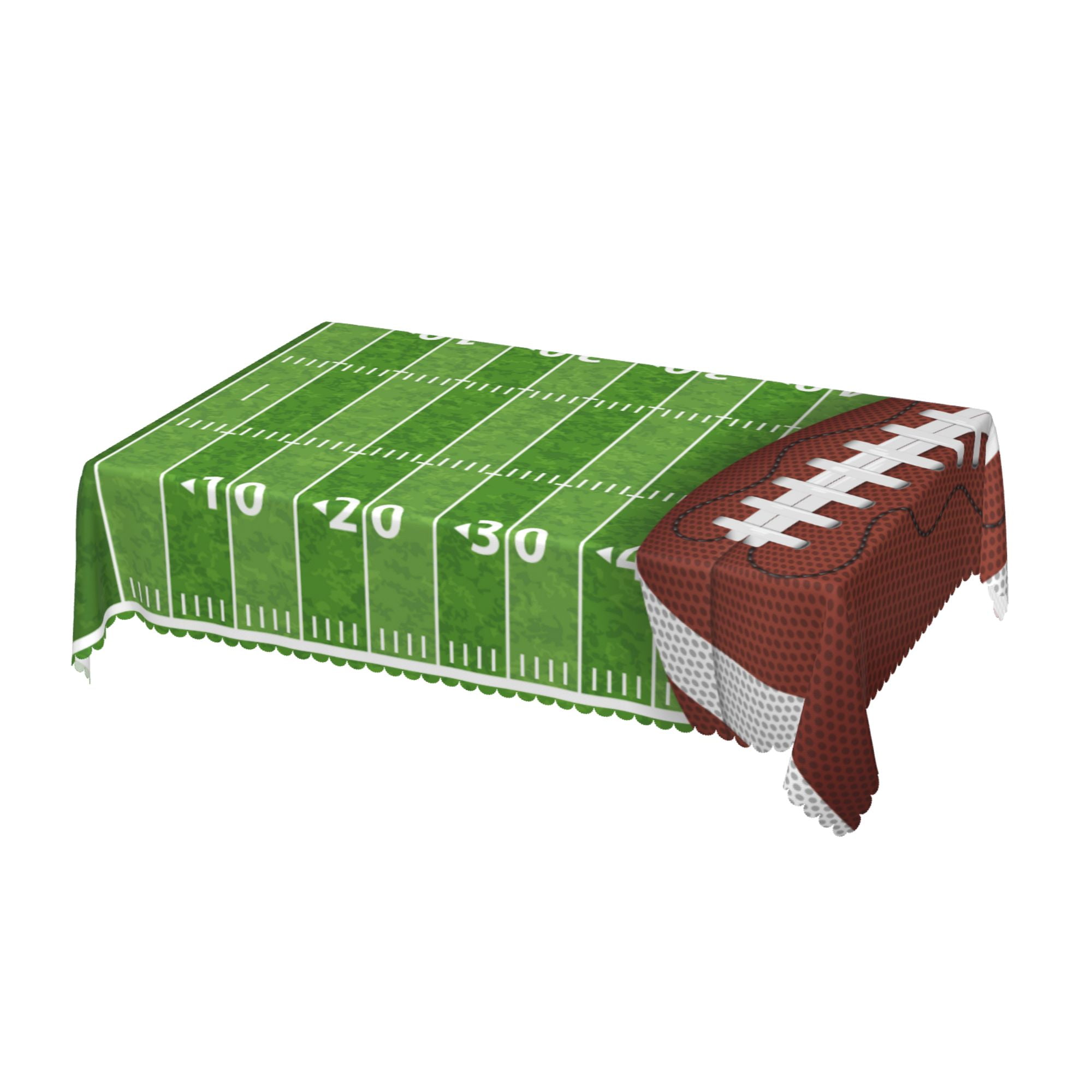DouZhe Rectangular Tablecloth, American Football Play Area Table Cloth ...