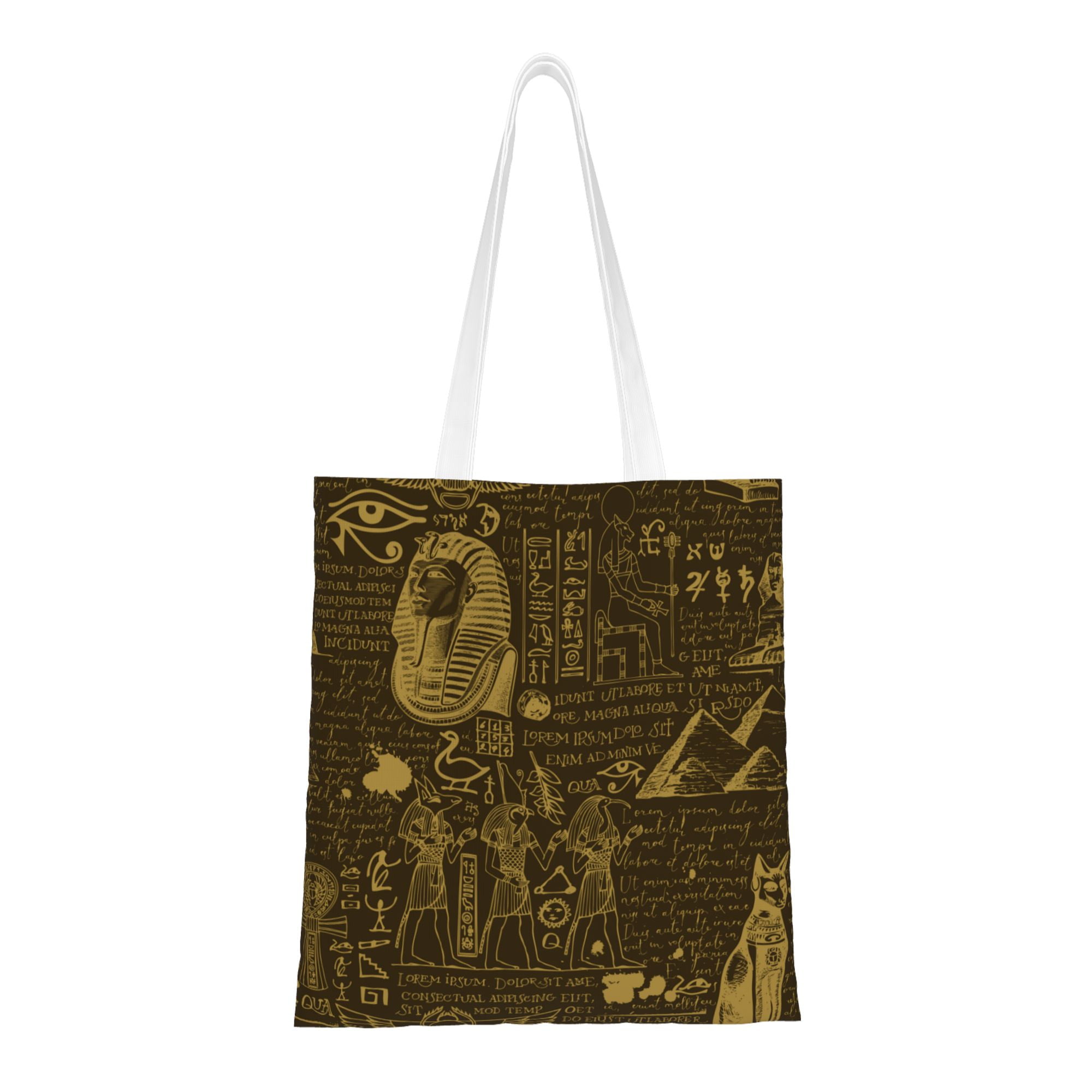 DouZhe Reusable Grocery Bags, Ancient Egyptian Sphinx Lightweight ...