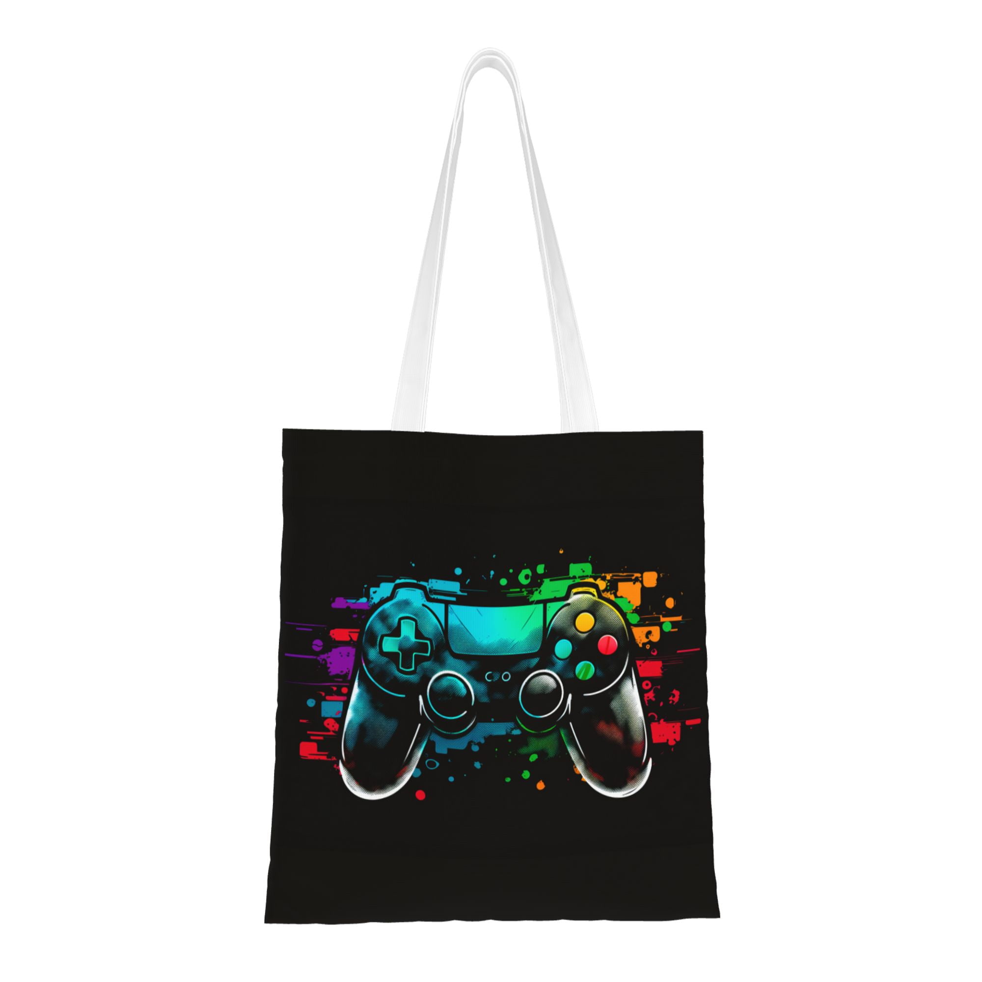 DouZhe Reusable Grocery Bags, Colorful Video Game Controller ...
