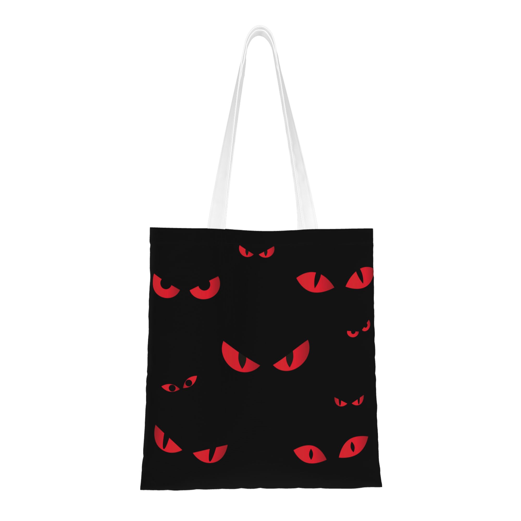DouZhe Reusable Grocery Bags, Spooky Scary Monster Eyes Lightweight ...