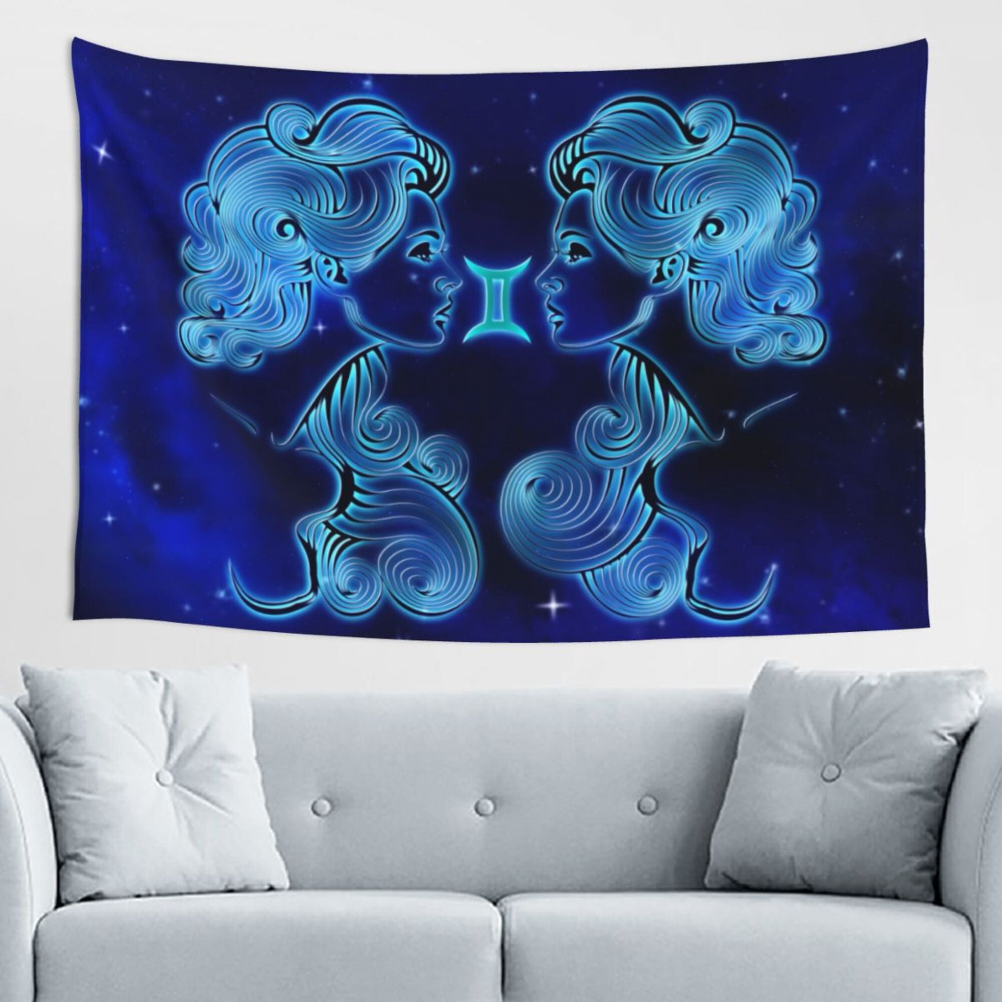 DouZhe Twins Zodiac signs Horoscope Tapestry Wall Hanging Tapestries ...