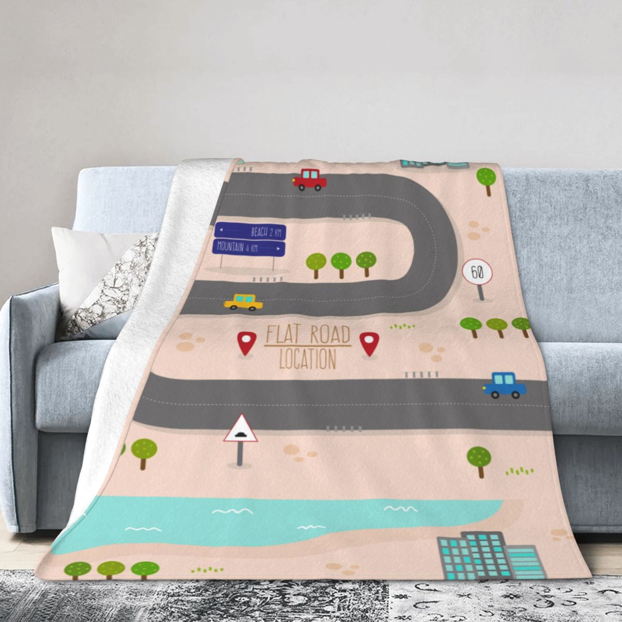 DouZhe Ultra-Soft Micro Fleece Lightweight Flannel Bed Blanket ...