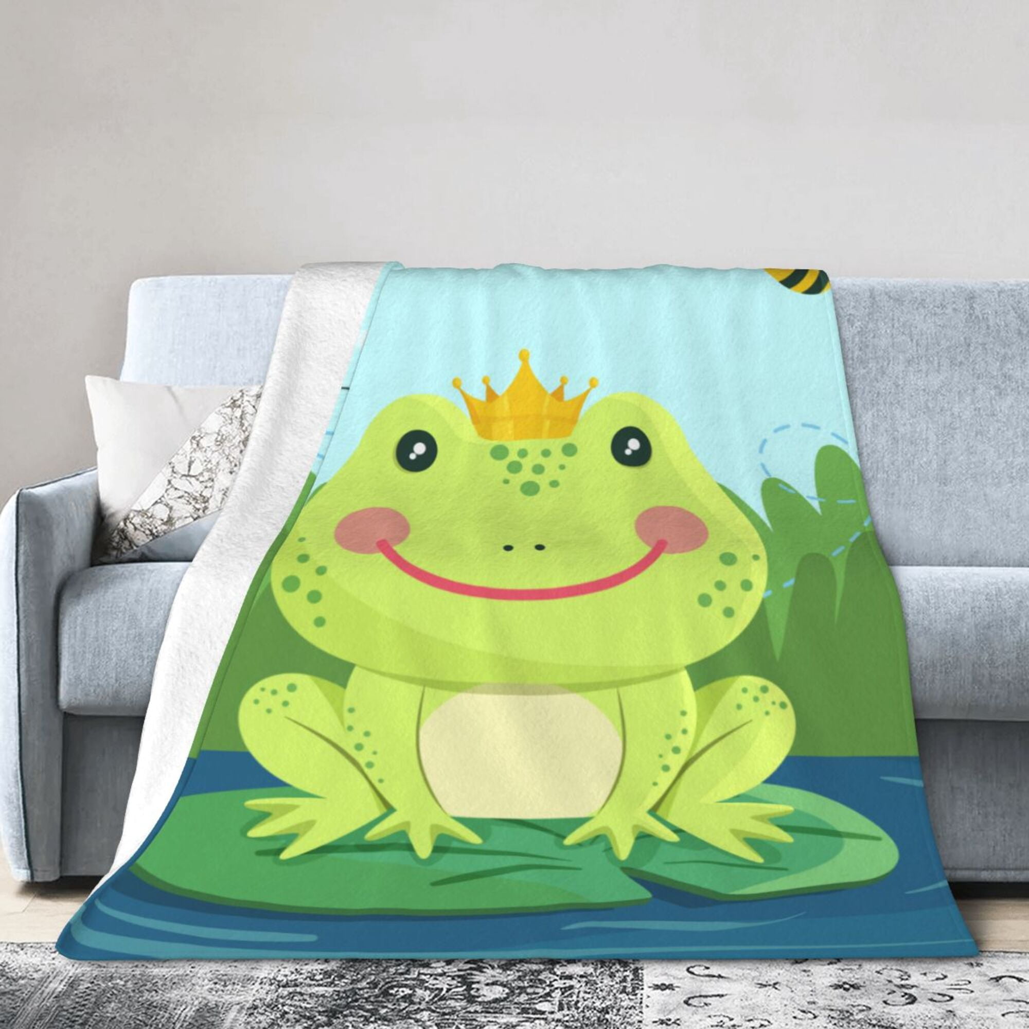 DouZhe Ultra-Soft Micro Fleece Lightweight Flannel Bed Blanket ...