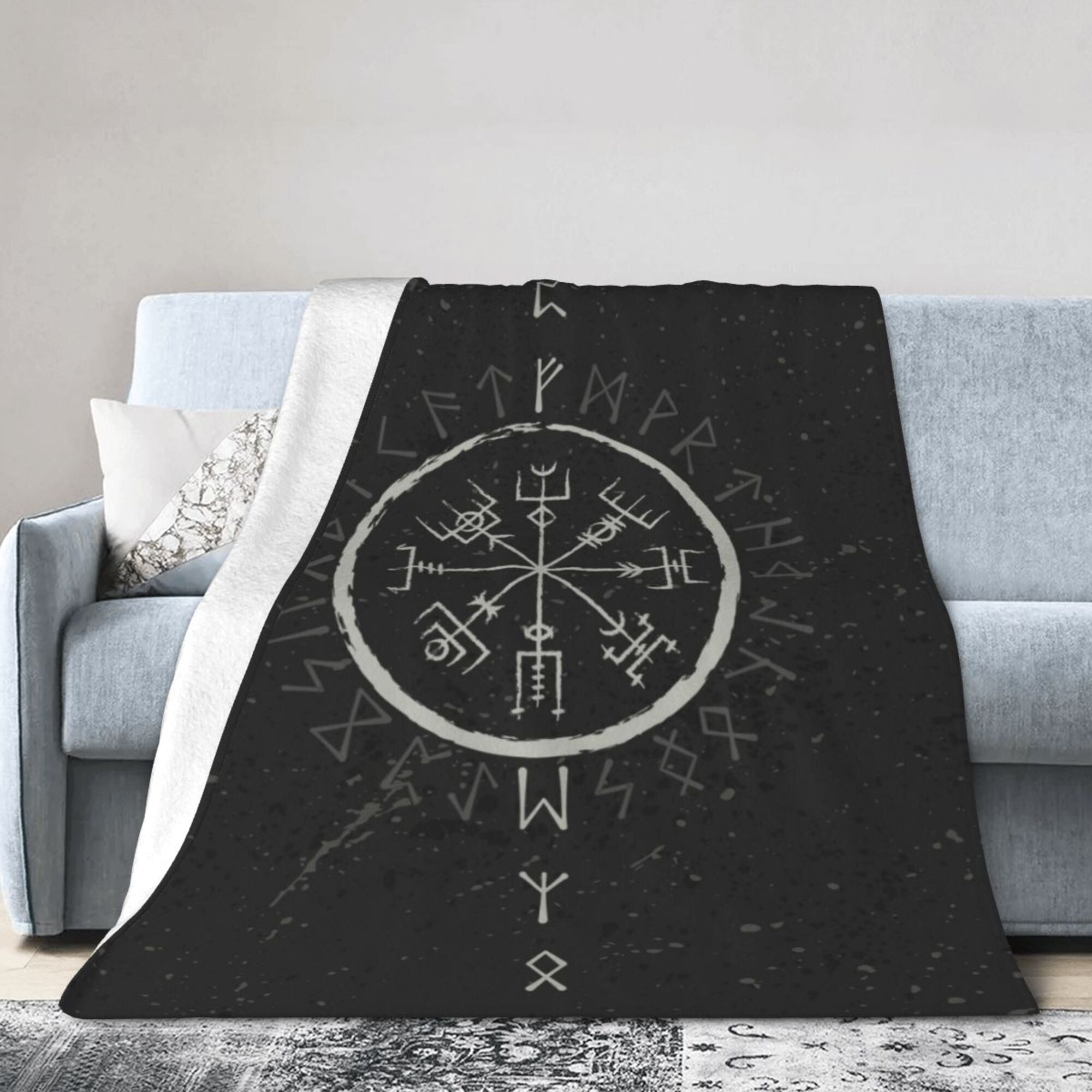 DouZhe Ultra-Soft Micro Fleece Lightweight Flannel Bed Blanket, Ancient ...