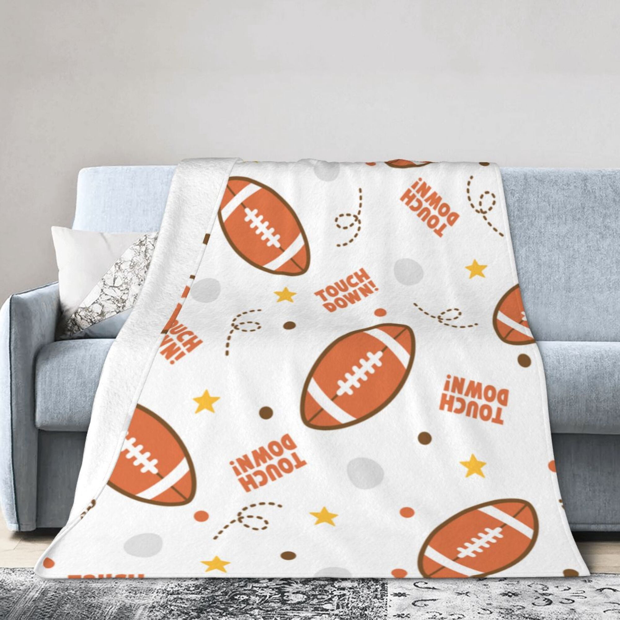 DouZhe Ultra-Soft Micro Fleece Lightweight Flannel Bed Blanket, Cartoon ...