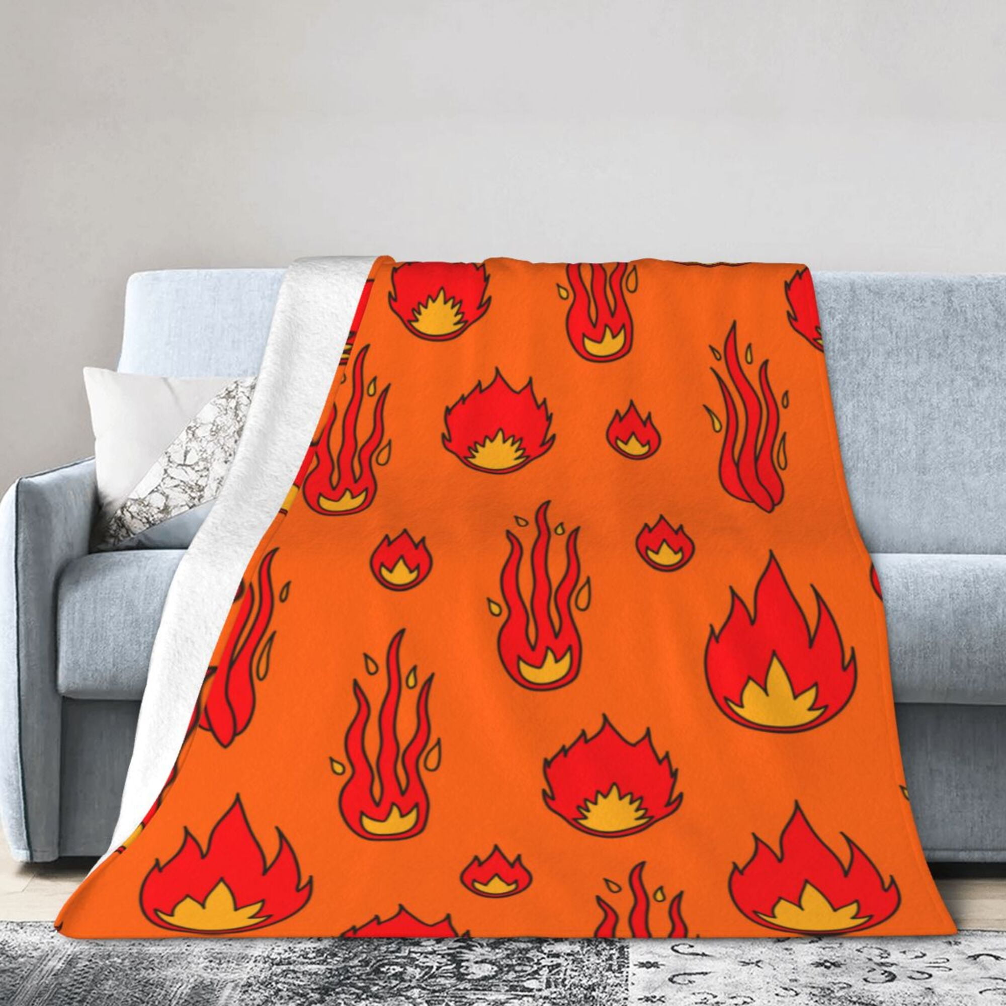 DouZhe Ultra-Soft Micro Fleece Lightweight Flannel Bed Blanket, Cartoon ...