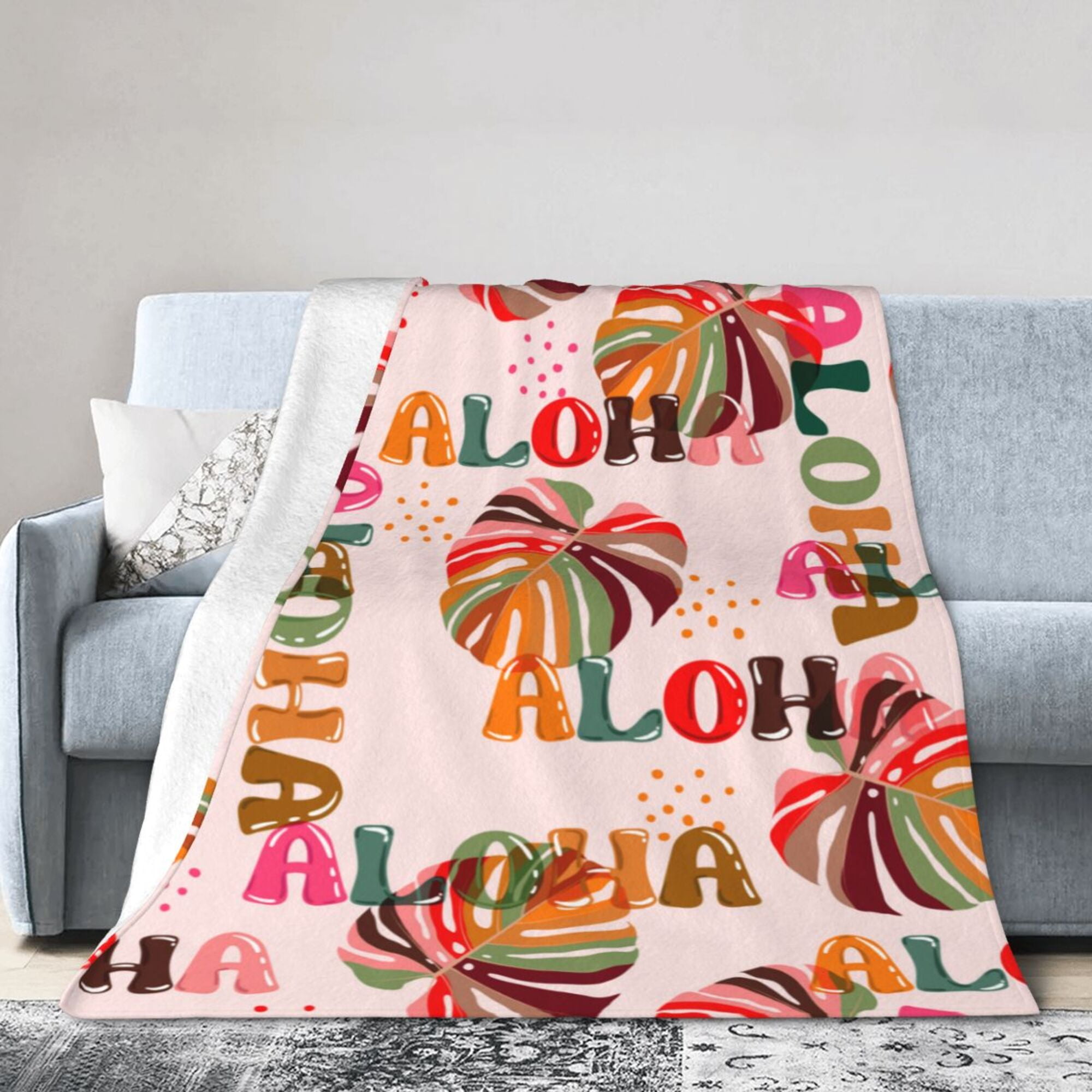 DouZhe Ultra-Soft Micro Fleece Lightweight Flannel Bed Blanket ...