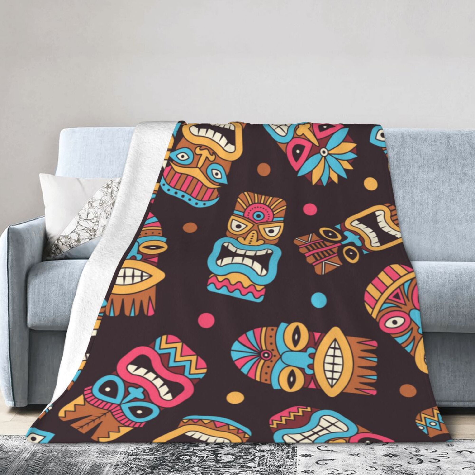 DouZhe Ultra-Soft Micro Fleece Lightweight Flannel Bed Blanket, Exotic ...