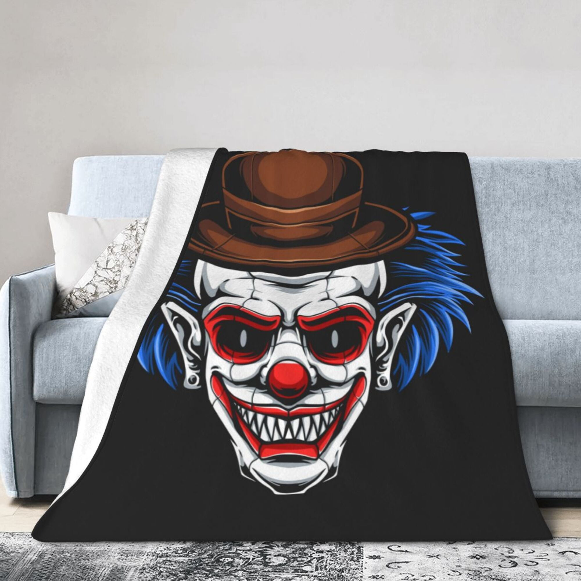 DouZhe Ultra-Soft Micro Fleece Lightweight Flannel Bed Blanket, Funny ...