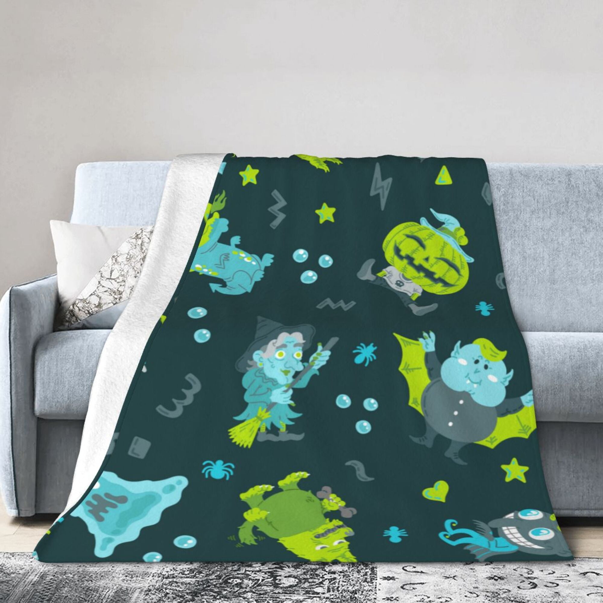 DouZhe Ultra-Soft Micro Fleece Lightweight Flannel Bed Blanket ...