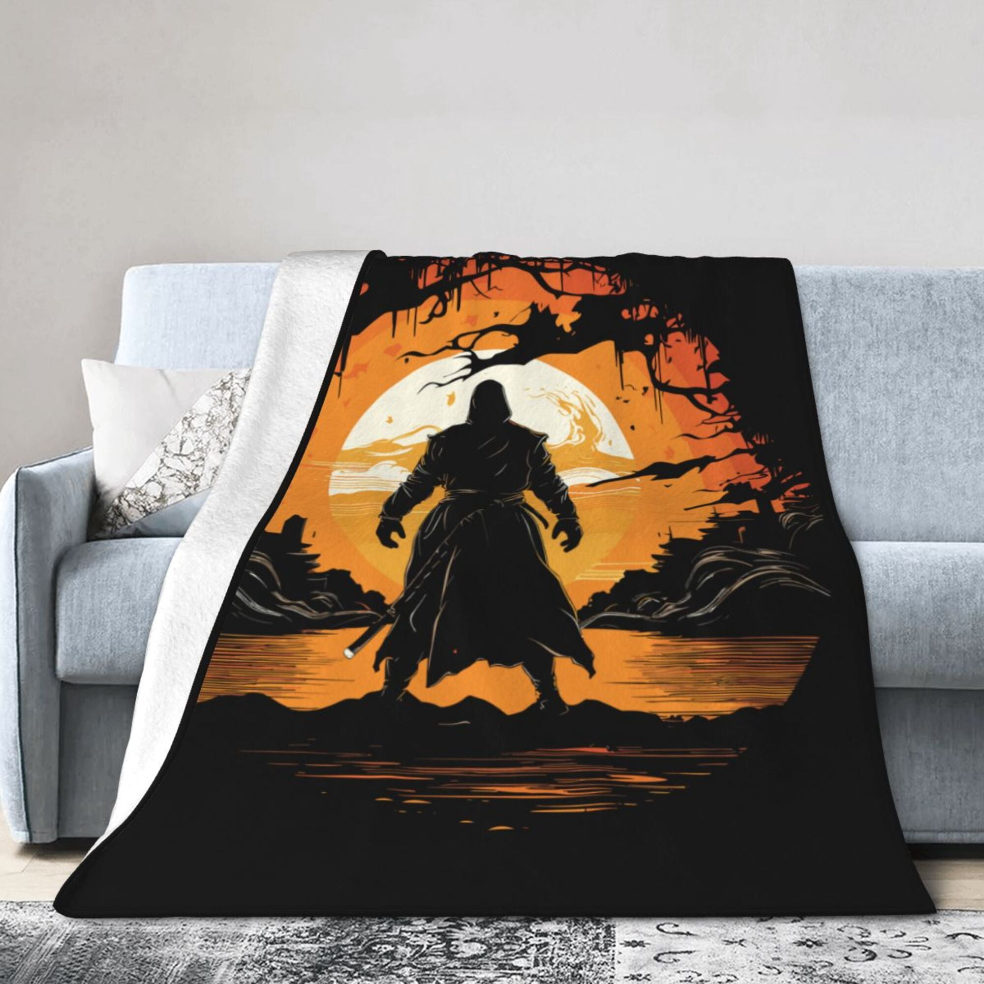 DouZhe Ultra-Soft Micro Fleece Lightweight Flannel Bed Blanket ...