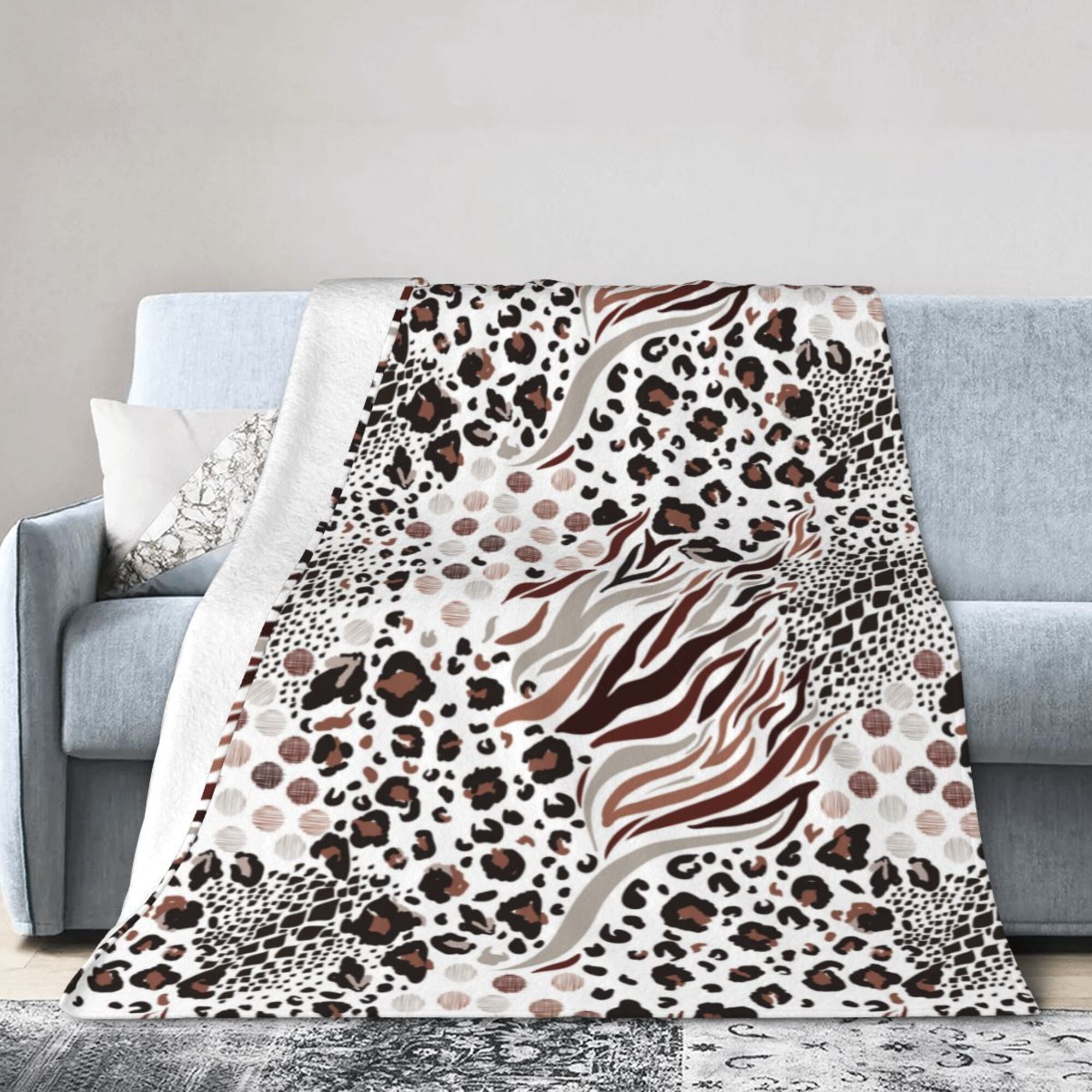 DouZhe Ultra-Soft Micro Fleece Lightweight Flannel Bed Blanket, Mix ...