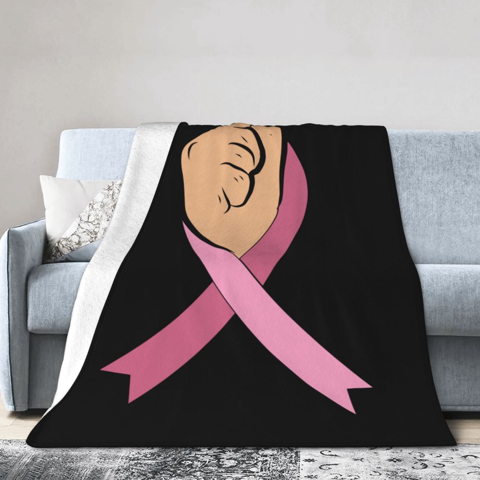 DouZhe Ultra-Soft Micro Fleece Lightweight Flannel Bed Blanket, Pink ...