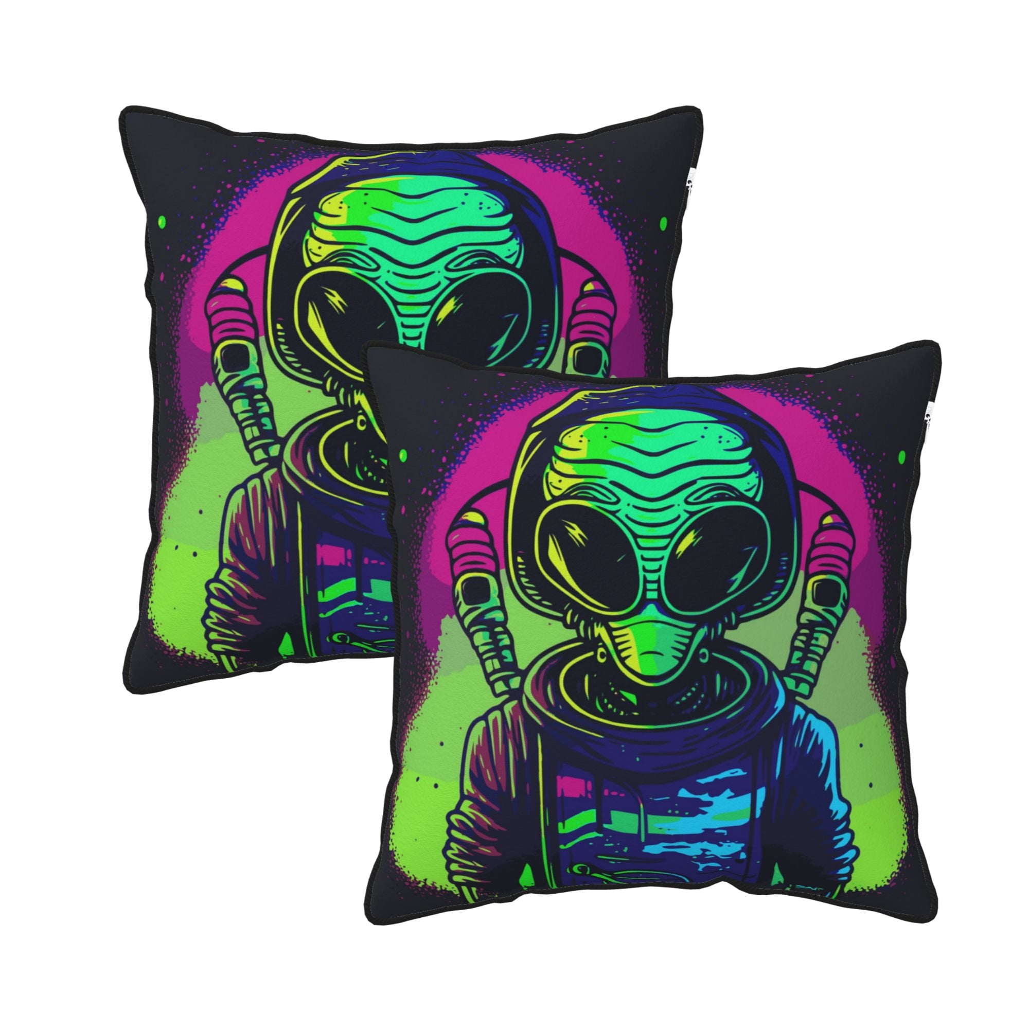 DouZhe Velvet Decorative Throw Pillow Covers Set of 2, Soft Square ...