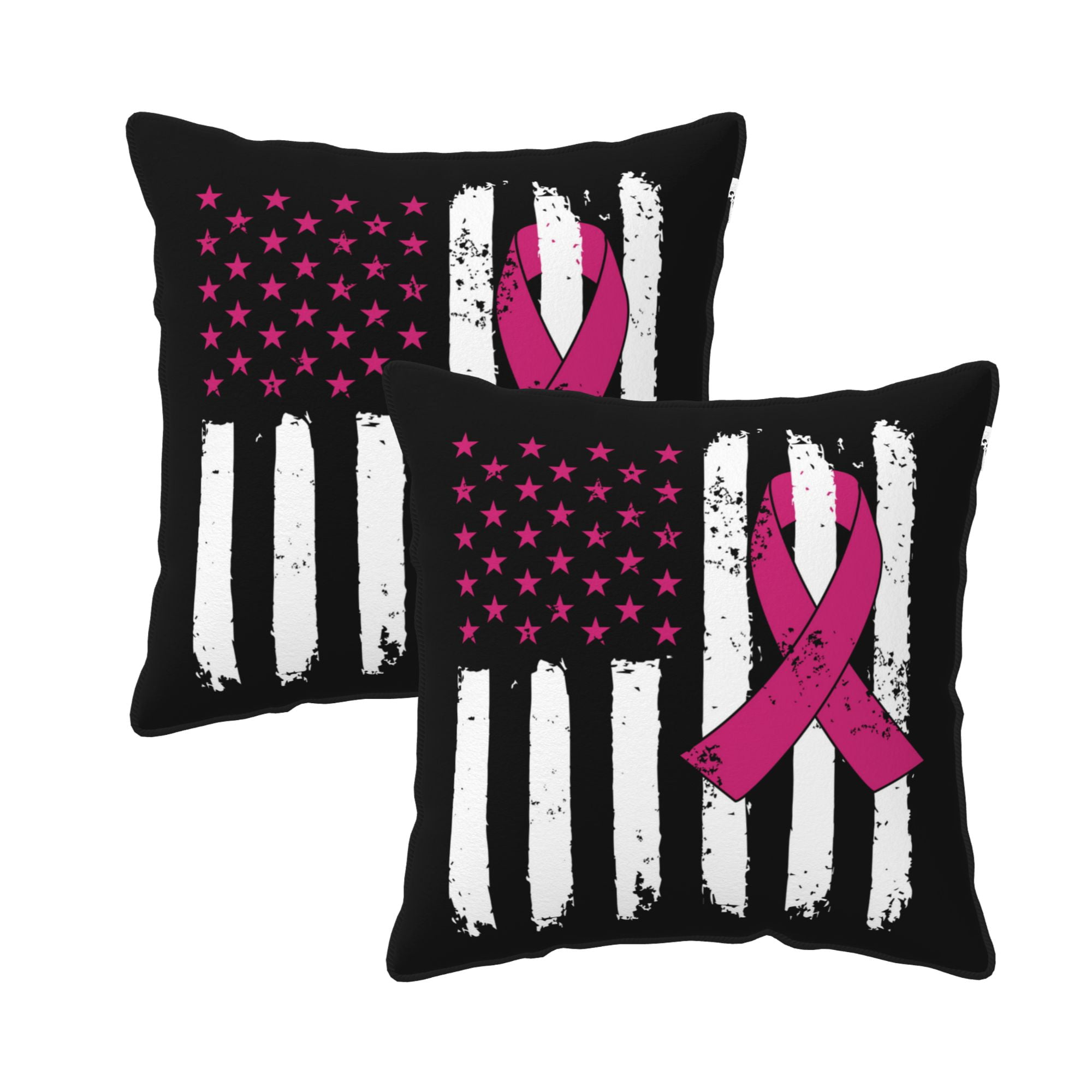 DouZhe Velvet Decorative Throw Pillow Covers Set of 2, Soft Square ...