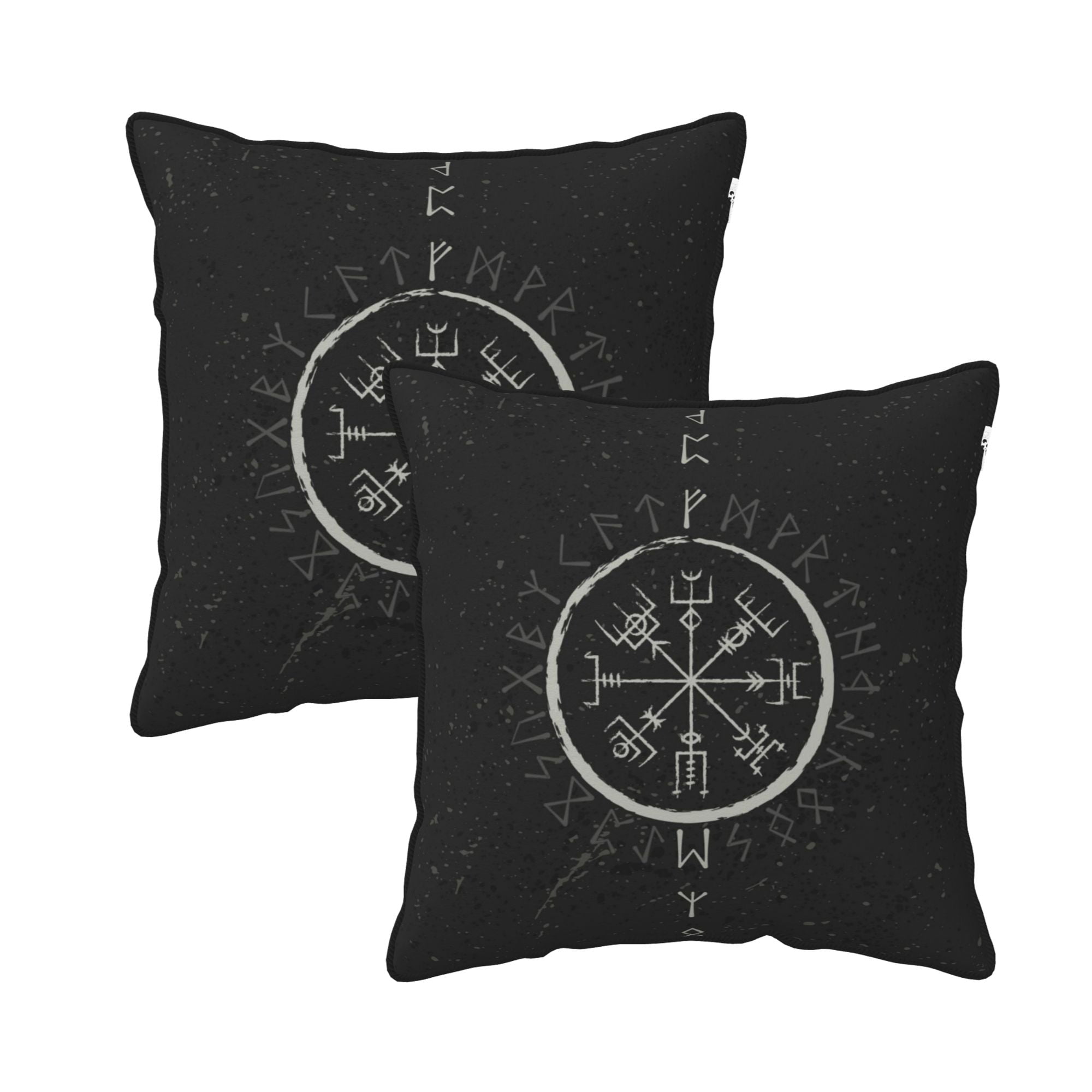 DouZhe Velvet Decorative Throw Pillow Covers Set of 2, Soft Square ...